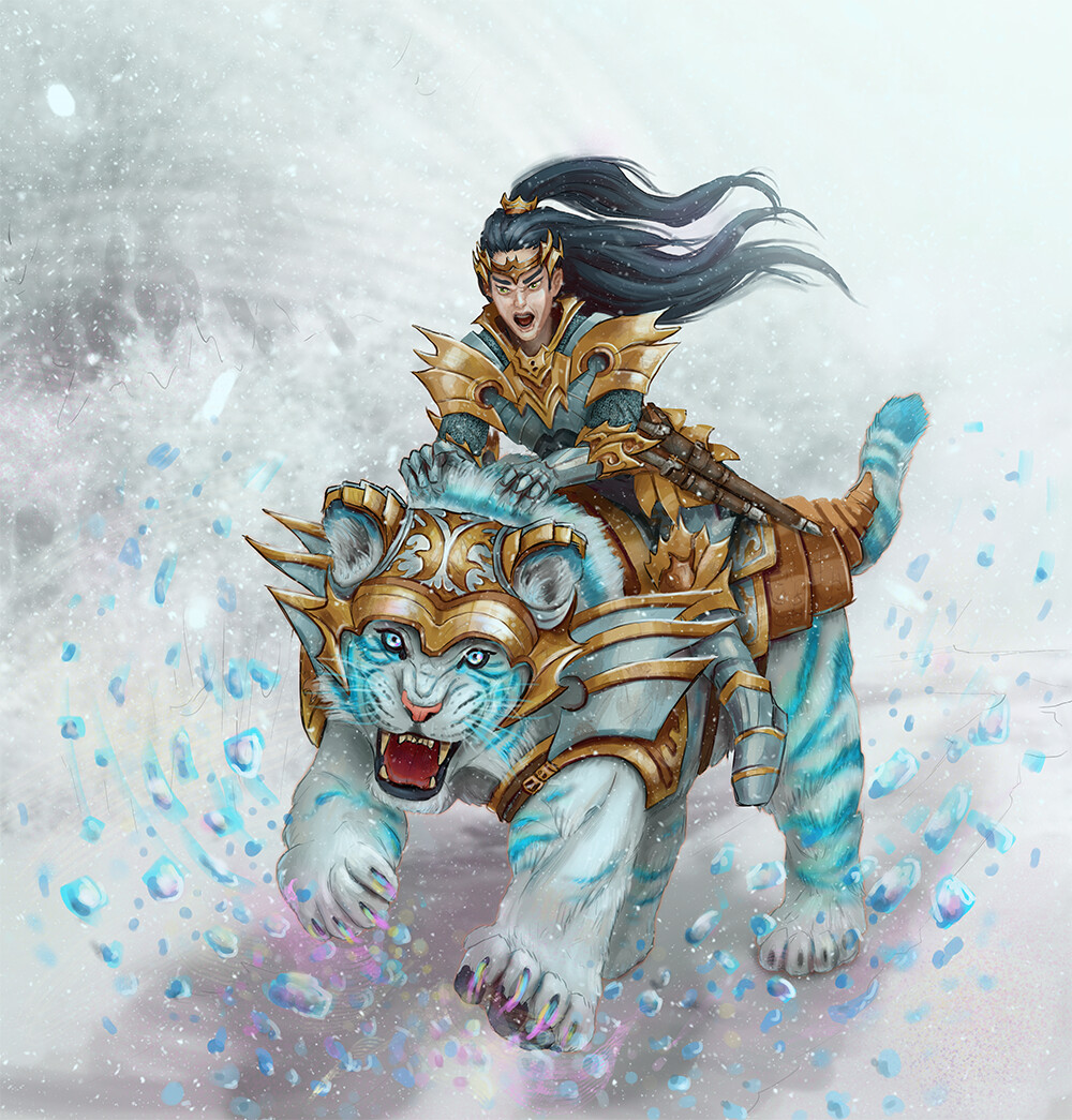 ArtStation - Tiger Warrior