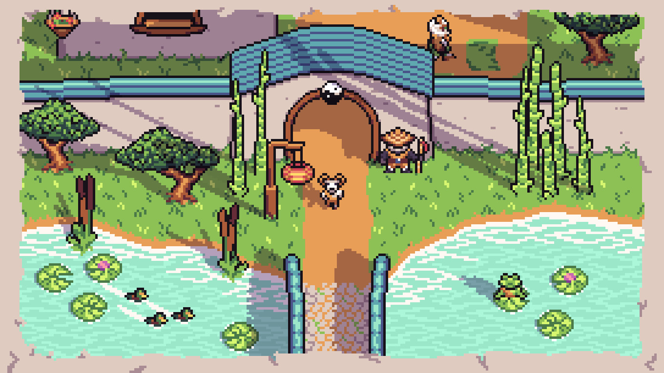 ArtStation - A quiet morning at the river temple