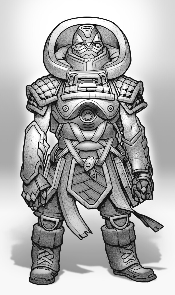 ArtStation - Armored alien