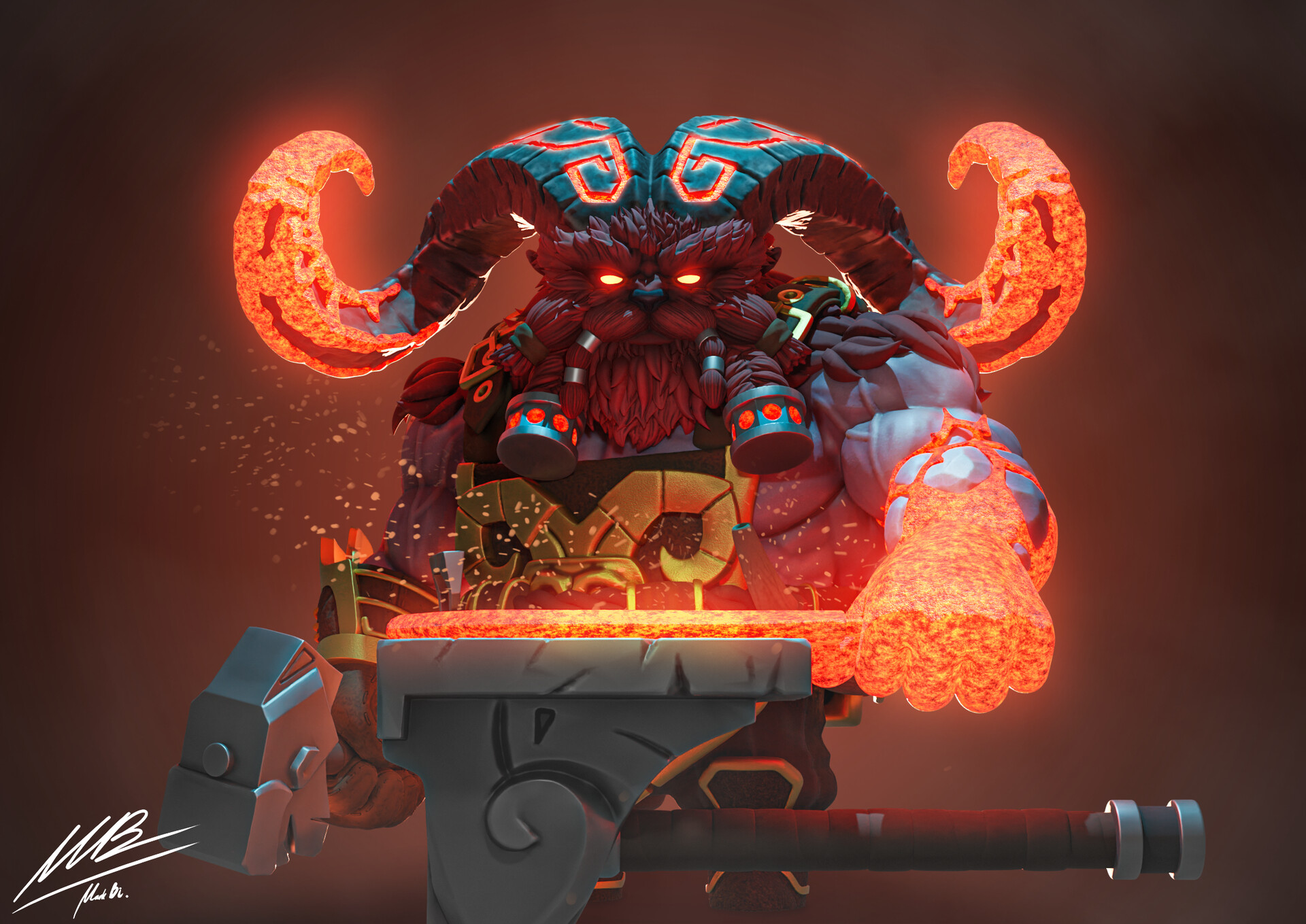 ArtStation - Ornn Fan Art