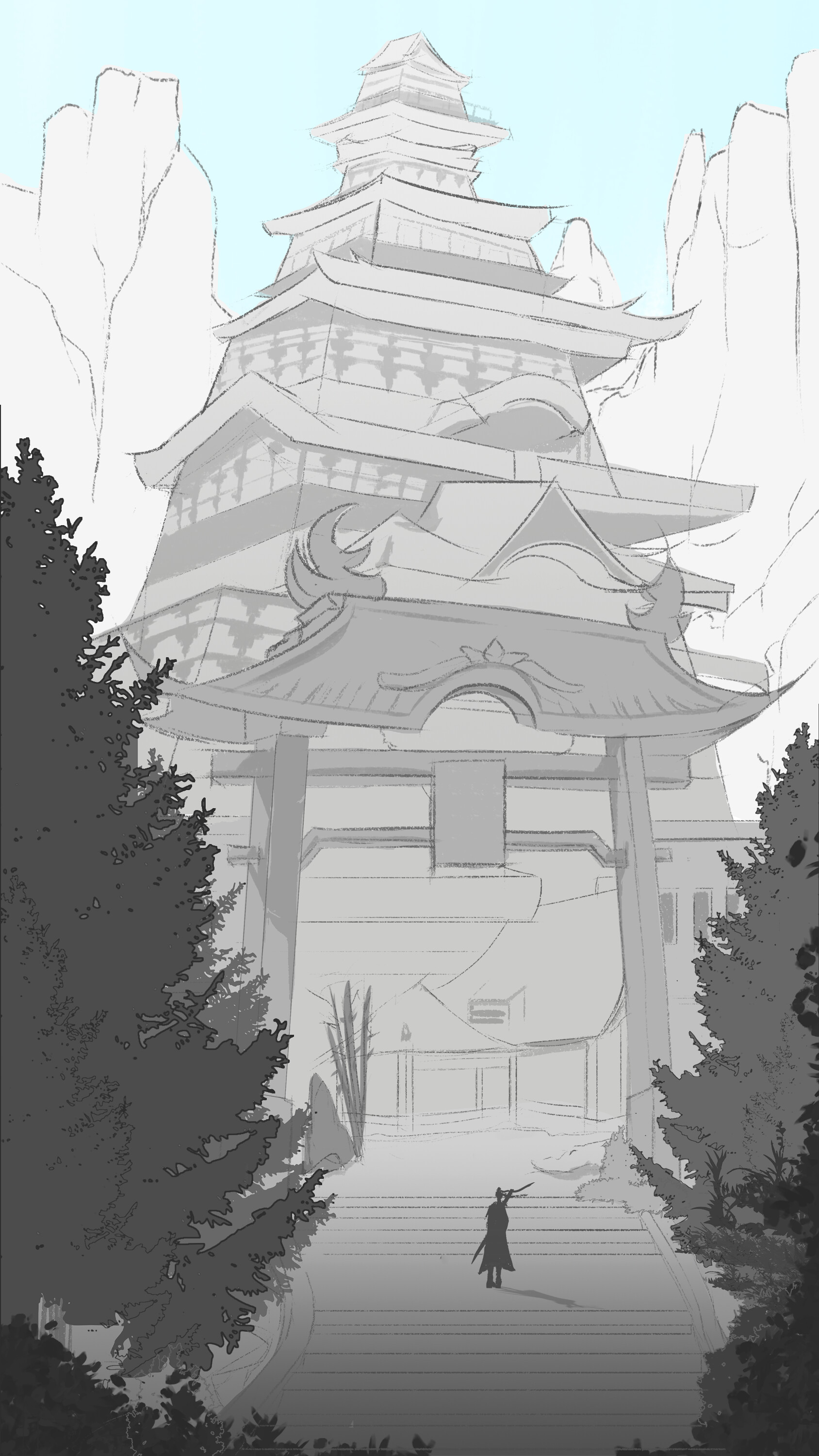 ArtStation - Thumbnail Sketch WIP