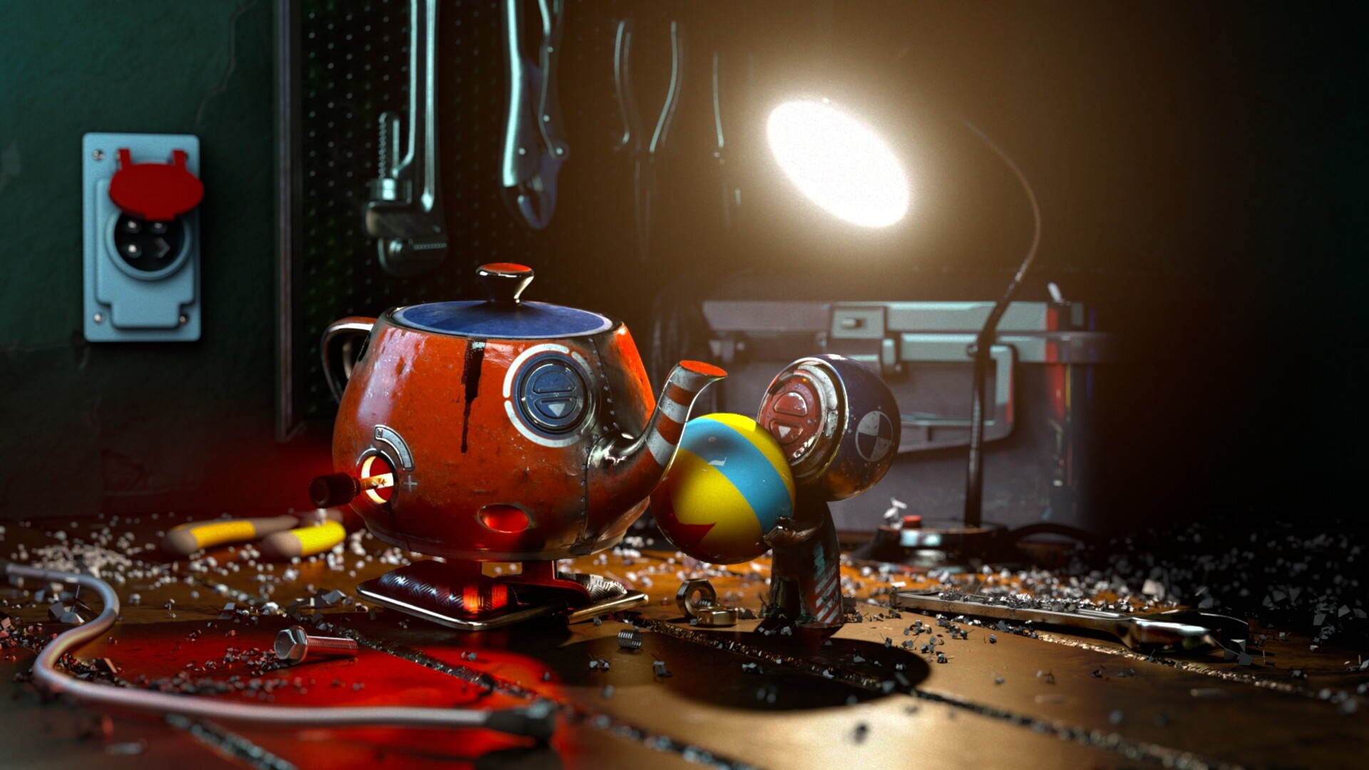 ArtStation - Walking Teapot Meets Mat