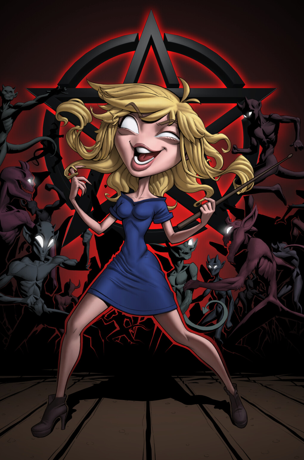 ArtStation - Demonic teacher