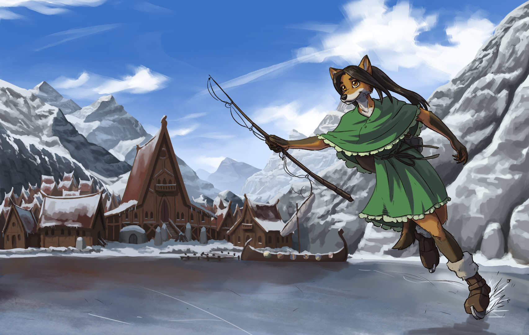 ArtStation - Ice Scating