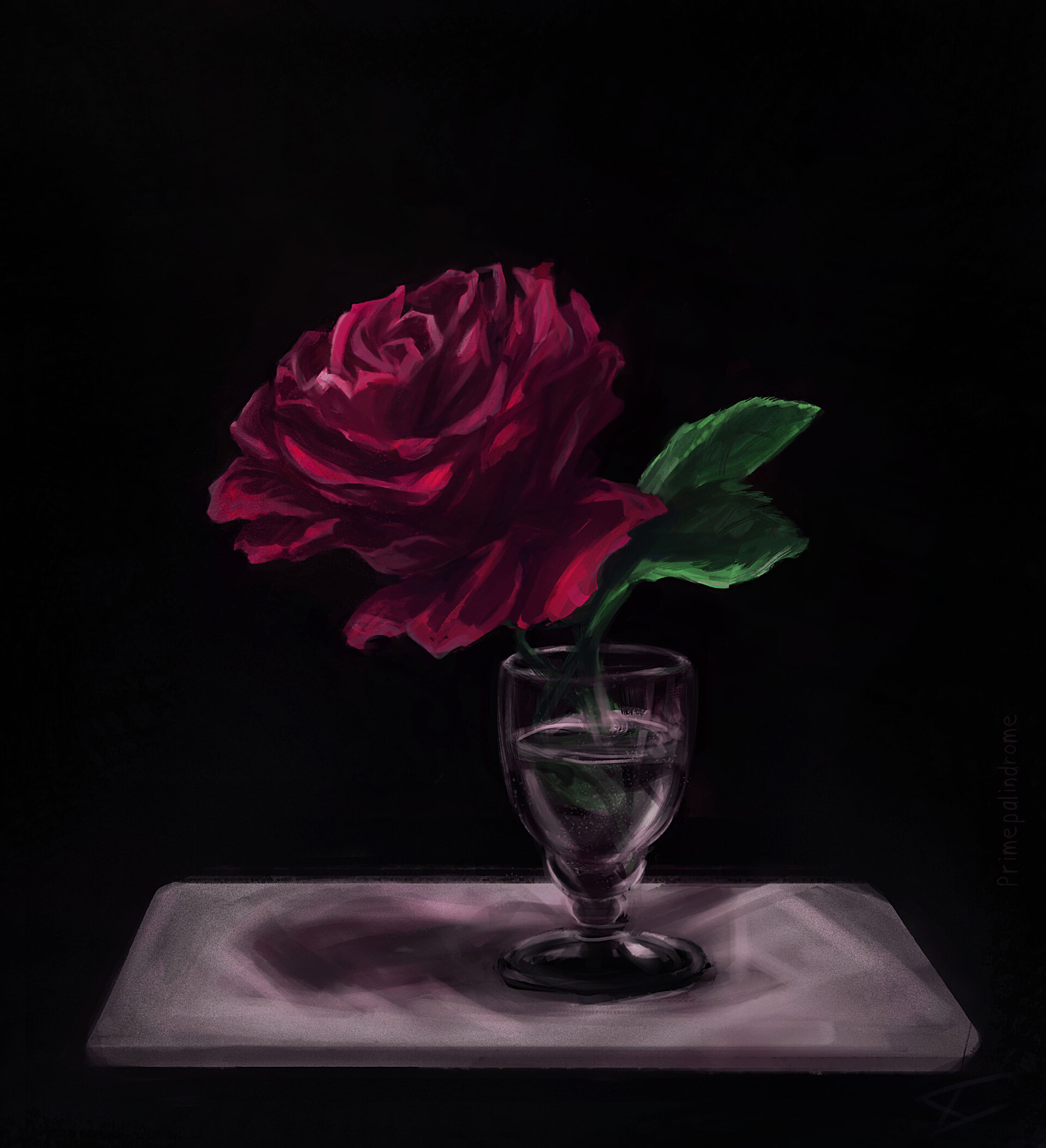 ArtStation - Study of a rose