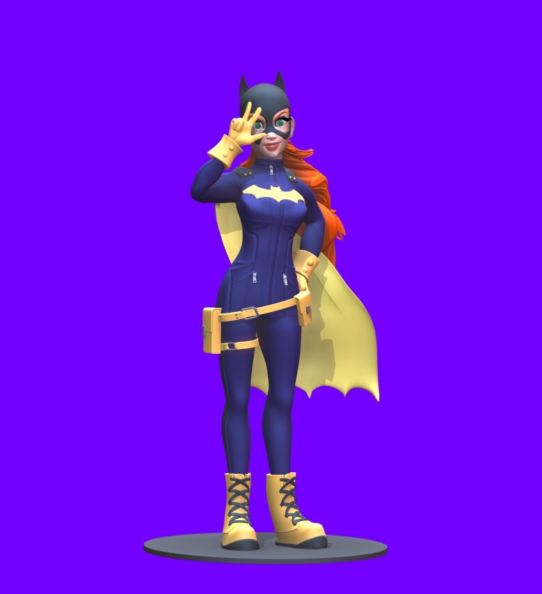 ArtStation - Batgirl 3d Print