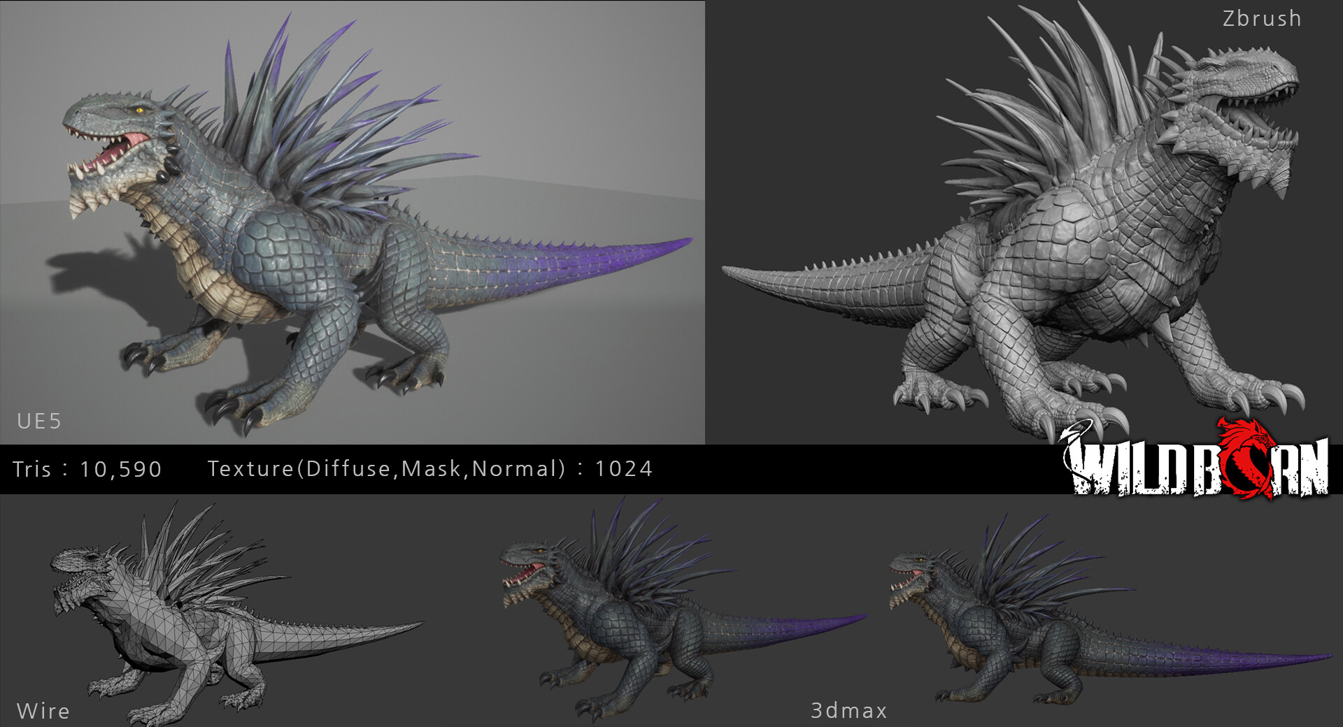 ArtStation - WildBorn-Monster02