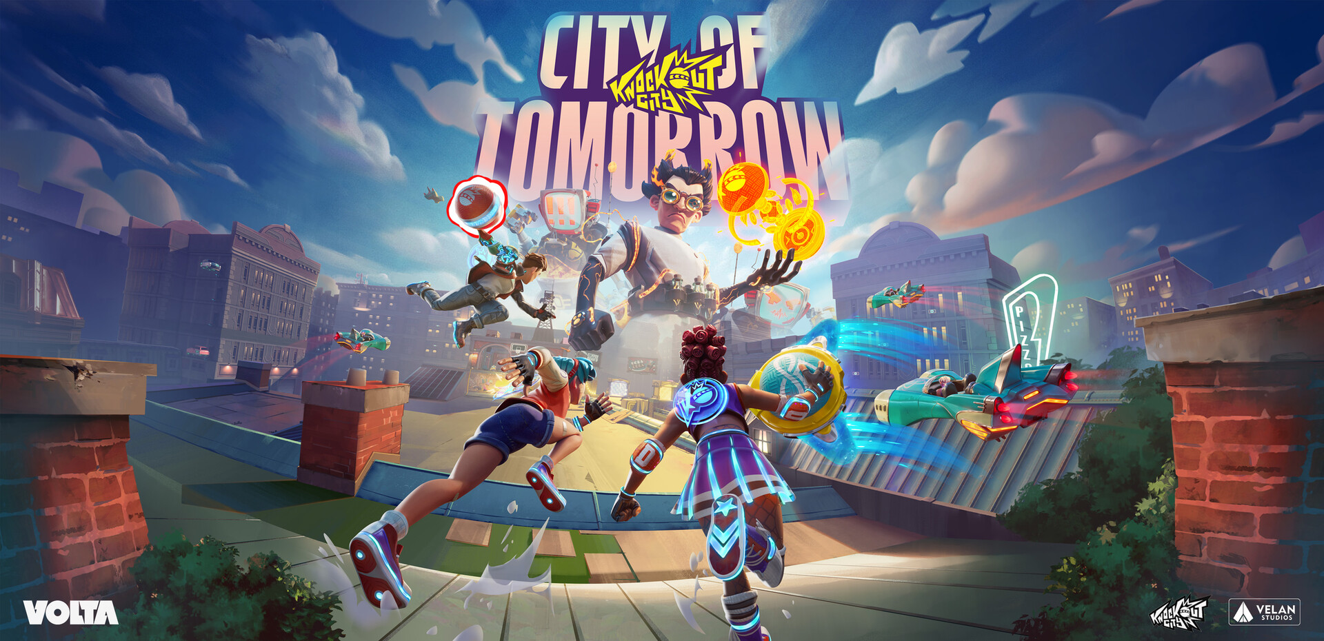 ArtStation - Knockout City, season 6 : City of Tomorow - Key Art