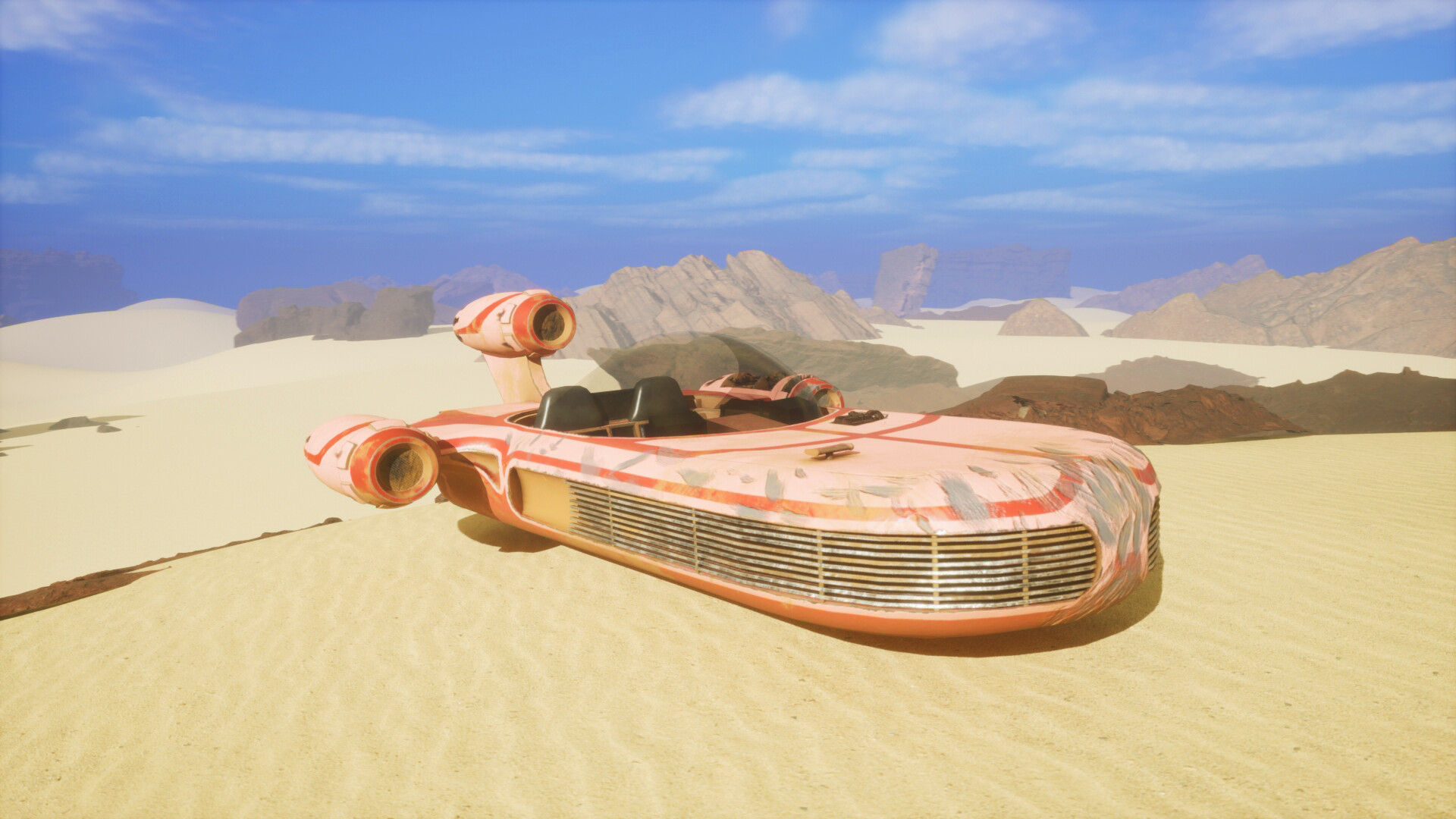 ArtStation - Obi-Wan's House Project - Landspeeder X34