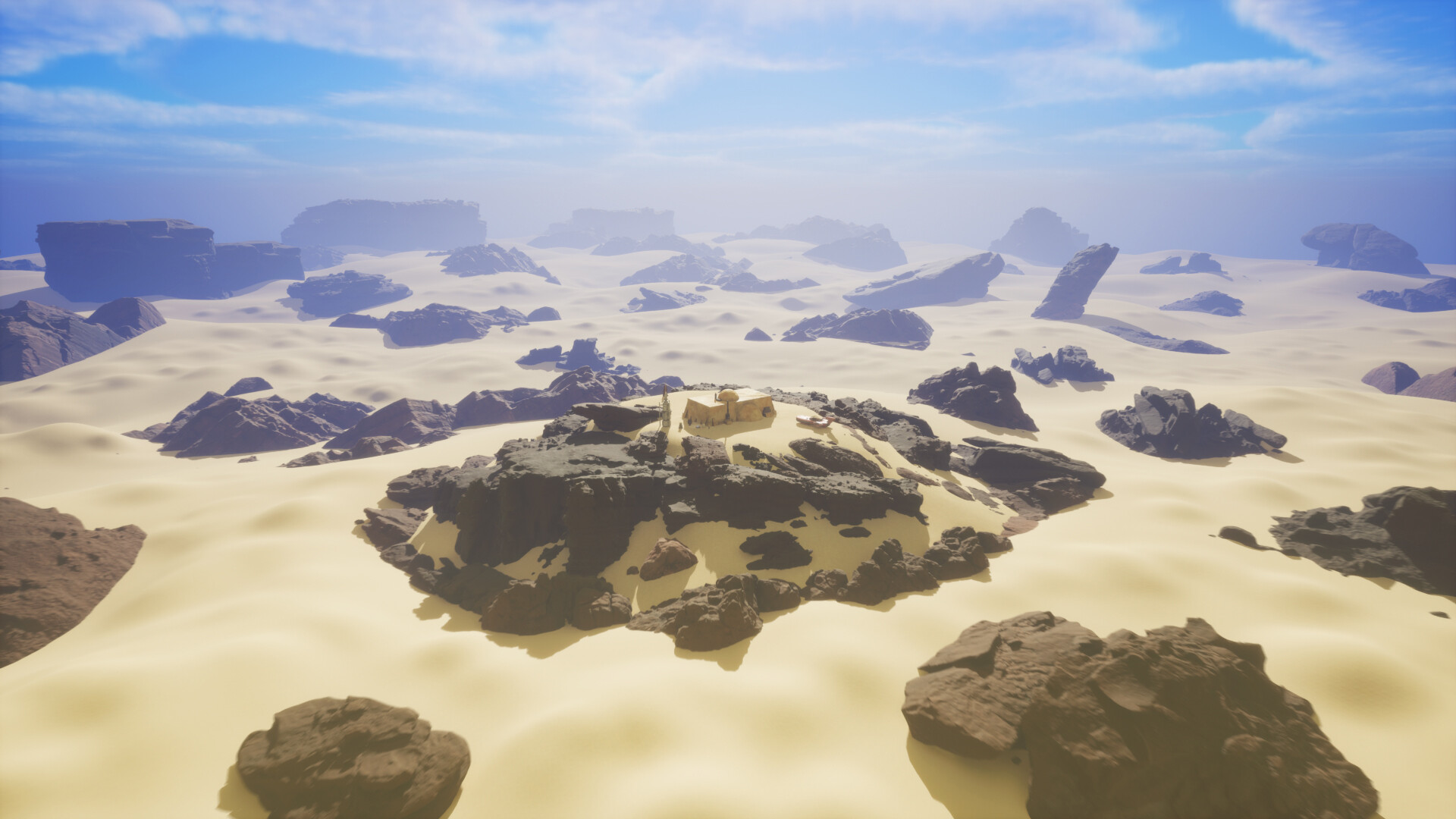 Victor DEBORDES - Obi-Wan's House Project - Tatooine Views & House Interior