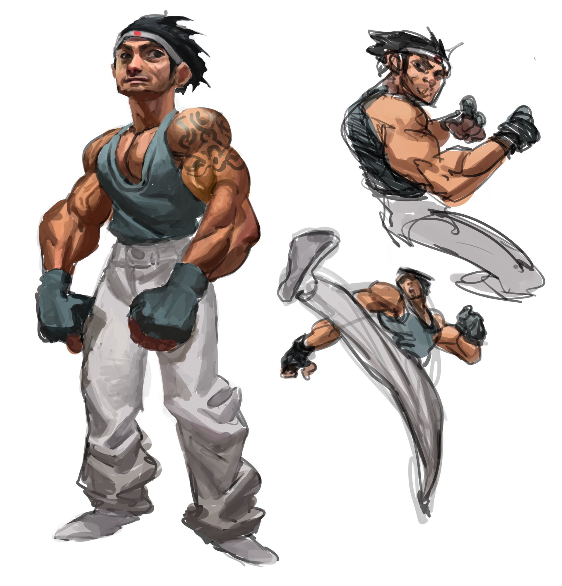 ArtStation - character design painting