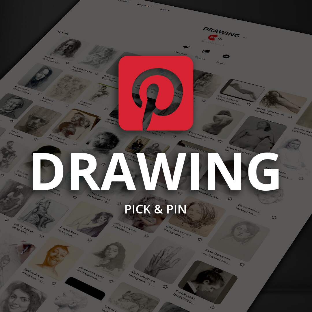 ArtStation - Pick & Pin from Drawing