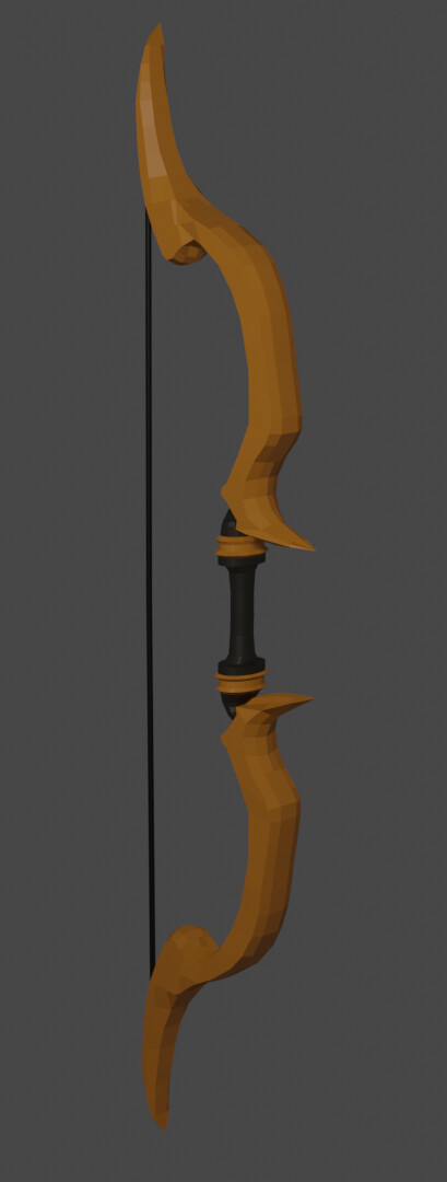ArtStation - Low Poly Bow