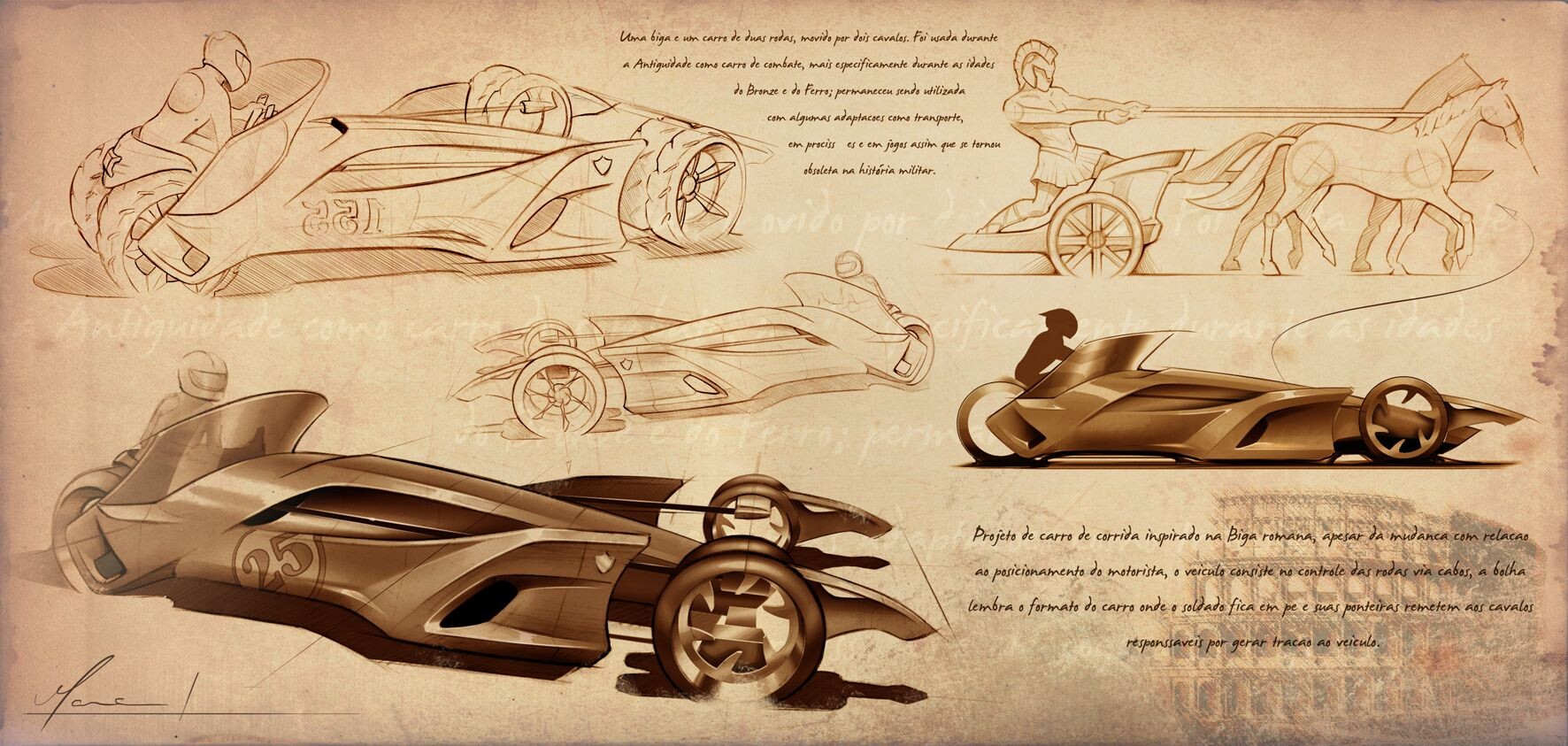 ArtStation - Chariot Race concept car