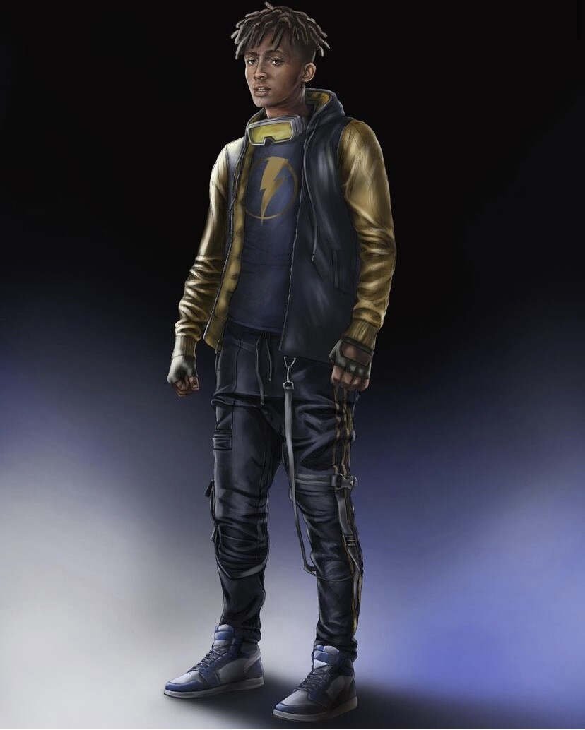 ArtStation - Jaden Smith as Statick Shock