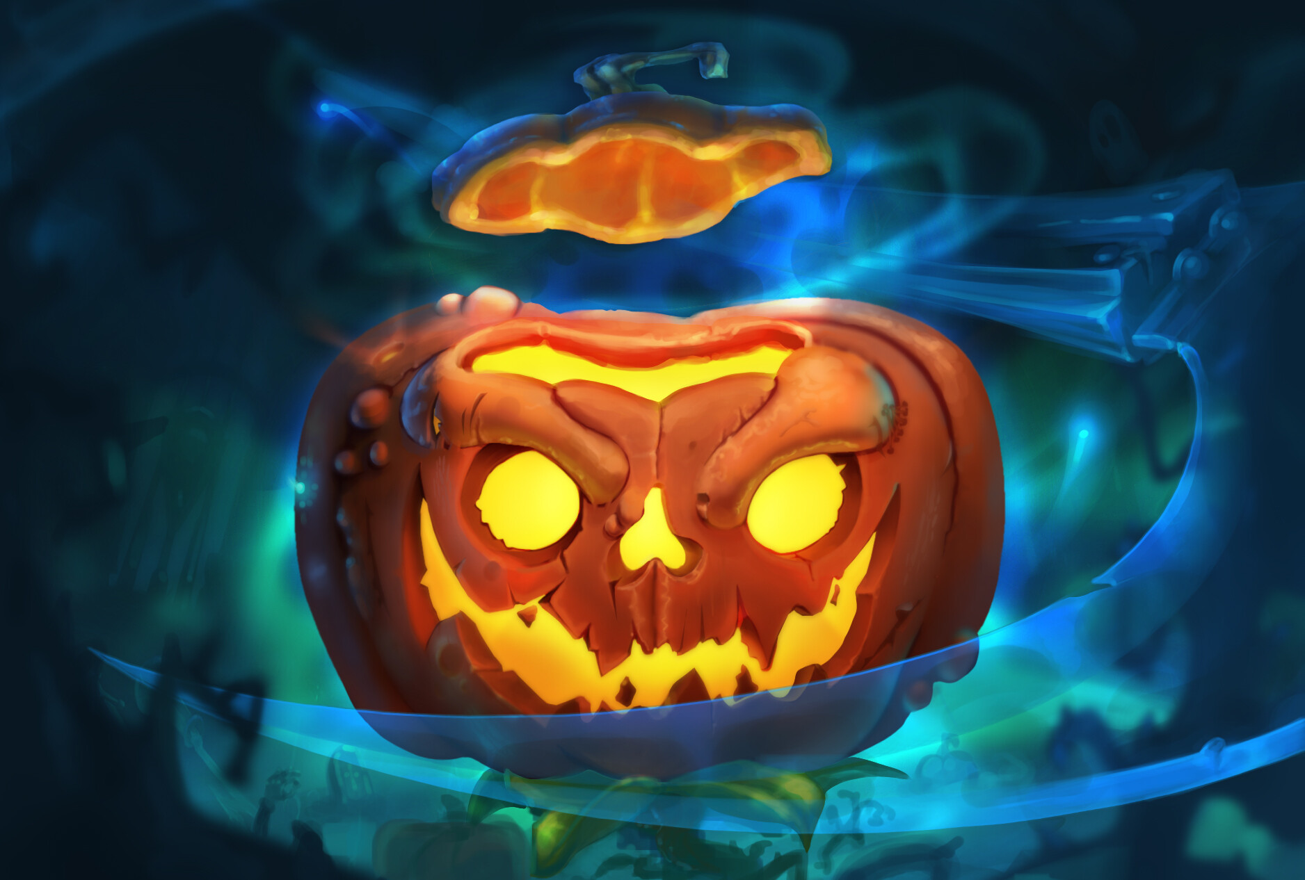 ArtStation - Mystical pumpkin