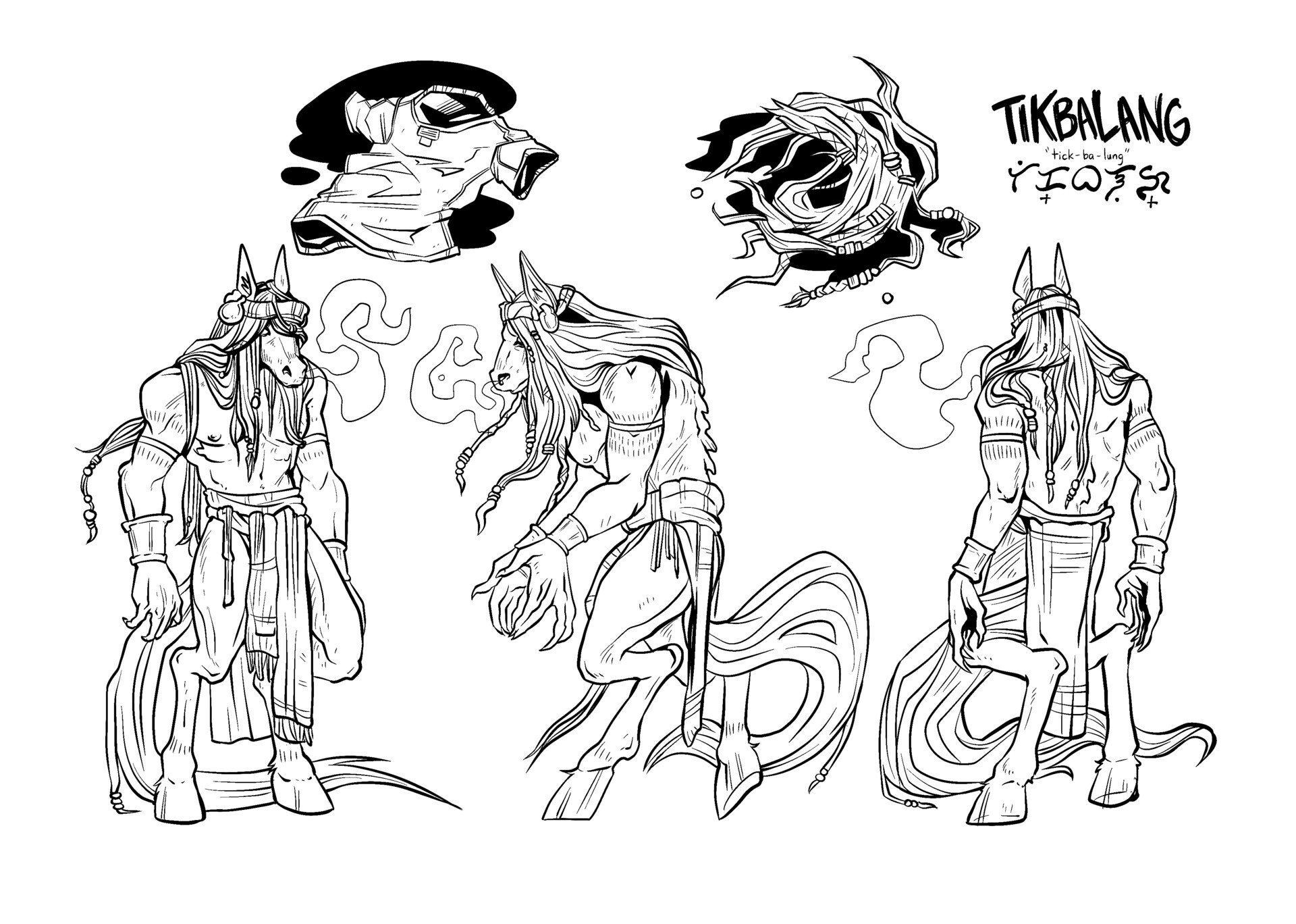 Emilio A. - Tikbalang Character Design | Ang Pusong Sagrada (The Sacred ...