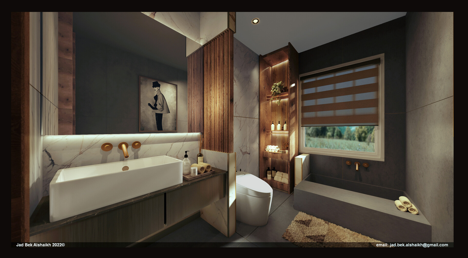 ArtStation - Powder room