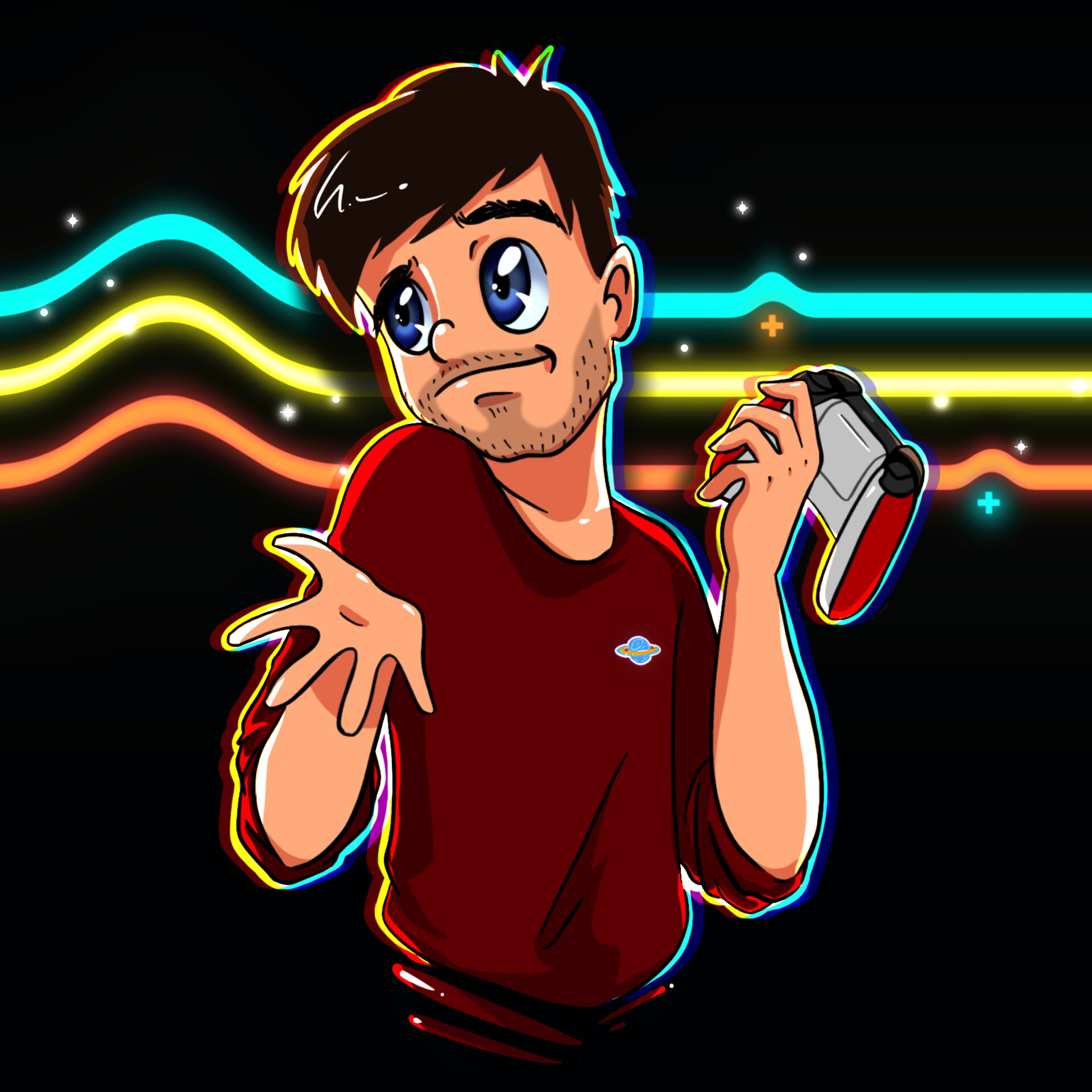 ArtStation - Neon Player