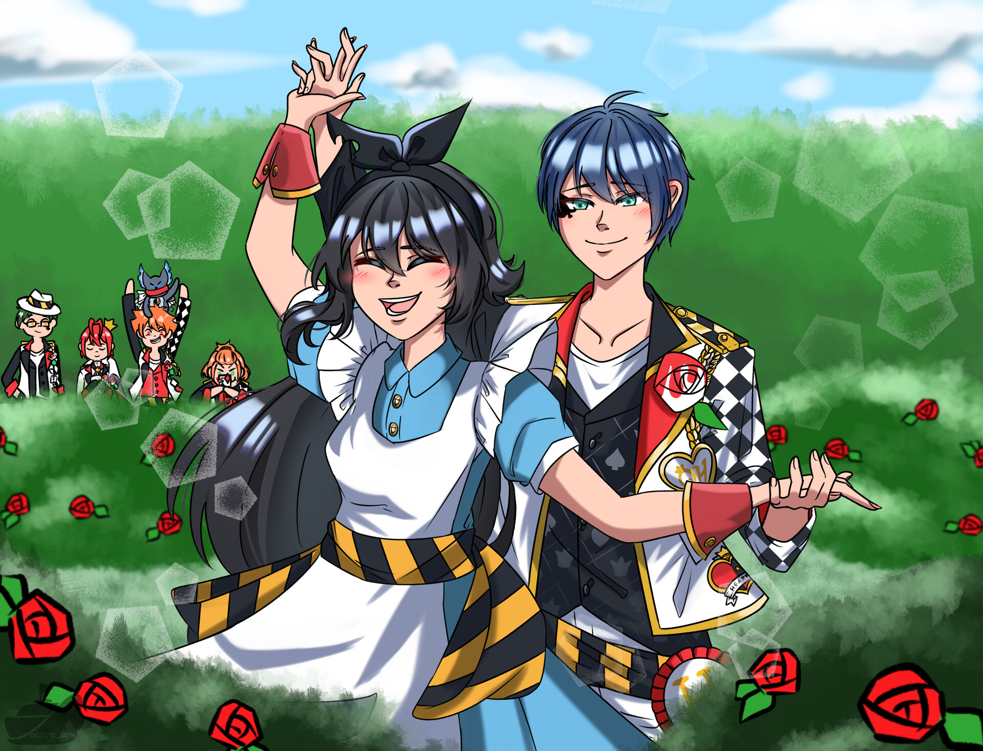 ArtStation - Can I have this dance? | Deuce & Yuu (OC)