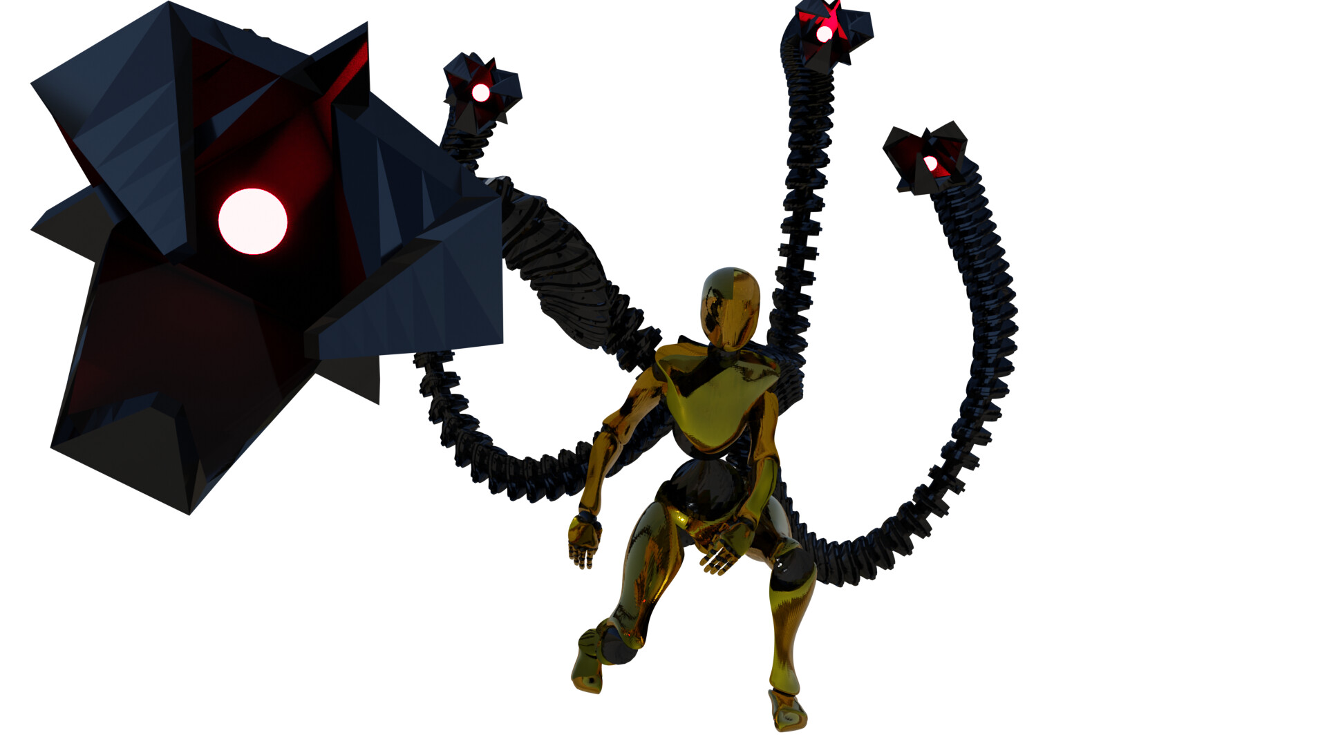 Ben Lowry - X-Bot w Robotic Arms