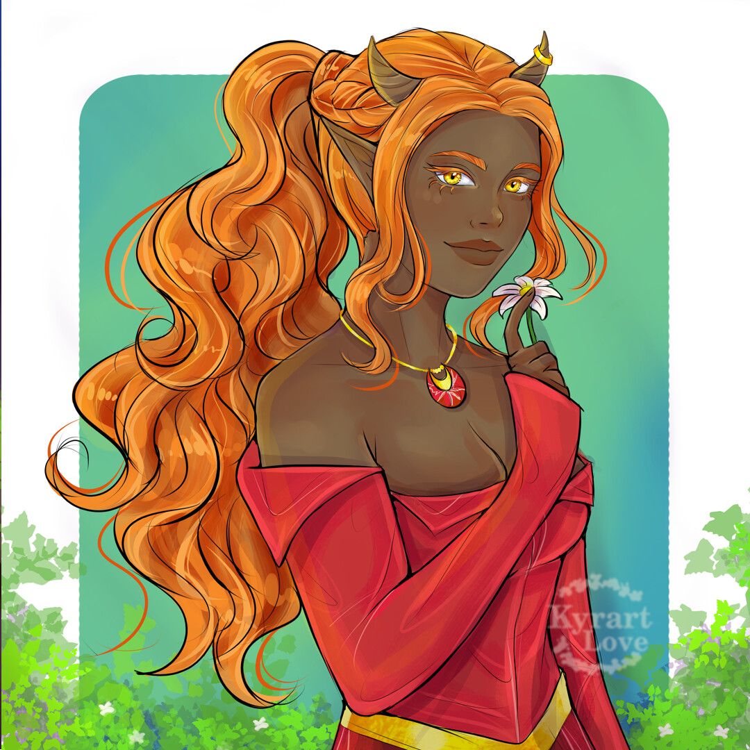 ArtStation - Fire tiefling