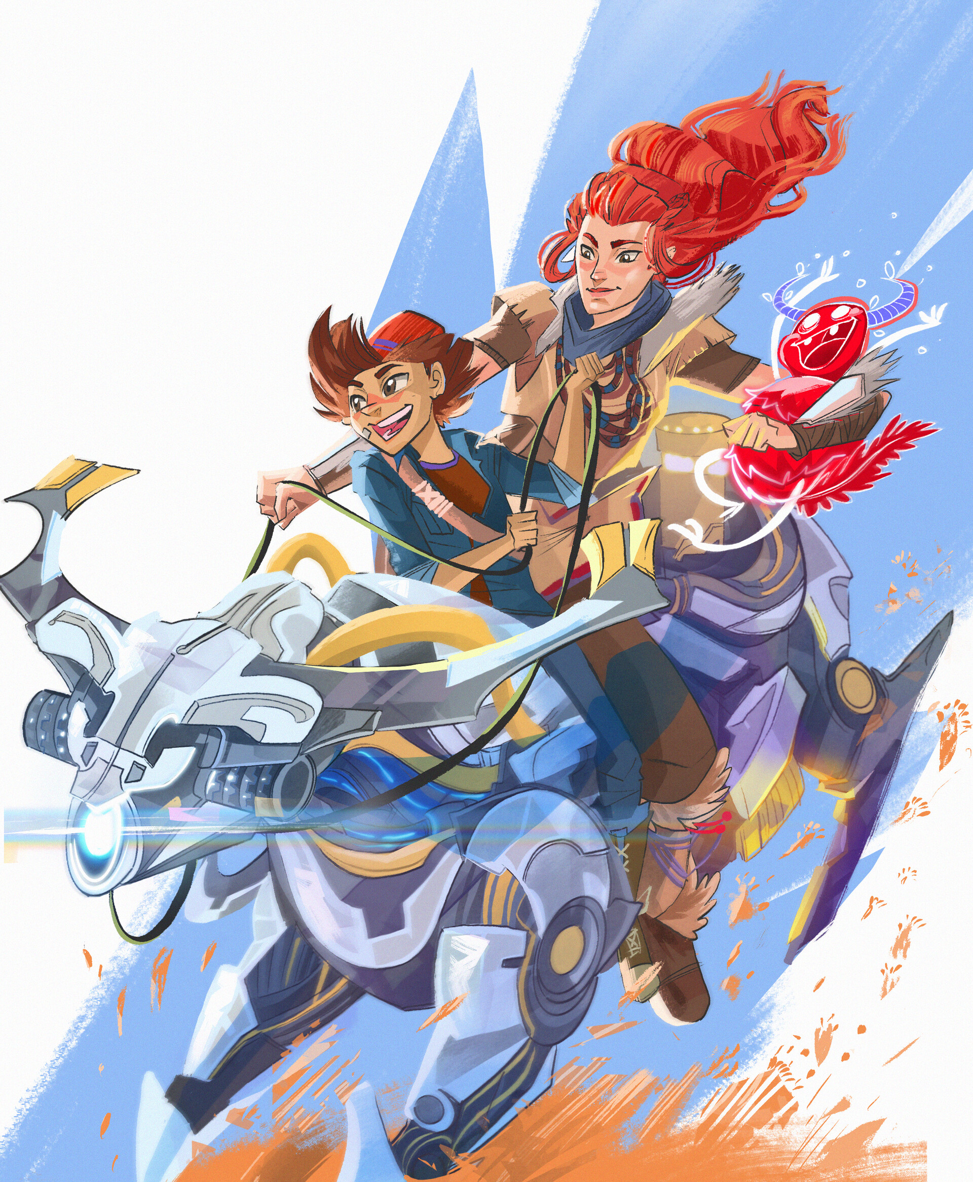 ArtStation - Horizon Celebration with team pixelopus