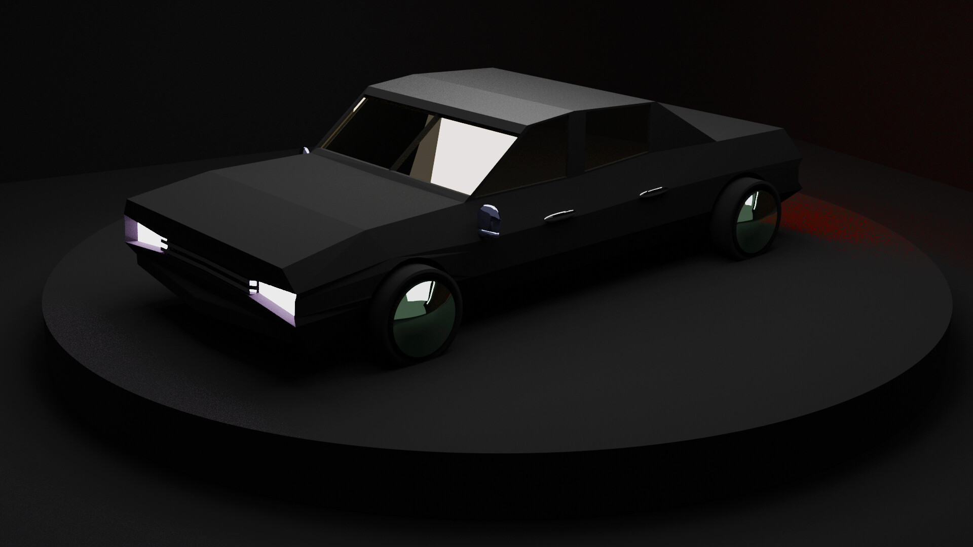 ArtStation - 3d low poly car