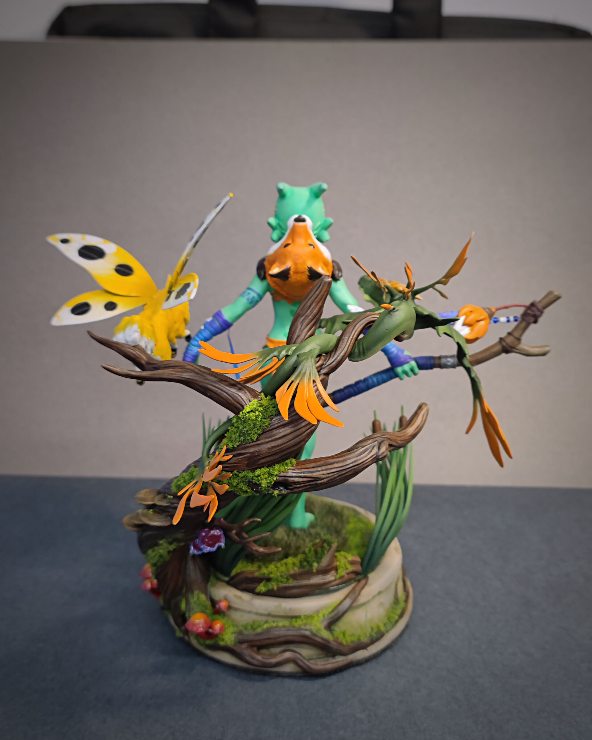 Evgeniia Gribko - Will-o'-the-wisp/ printed and painted figure