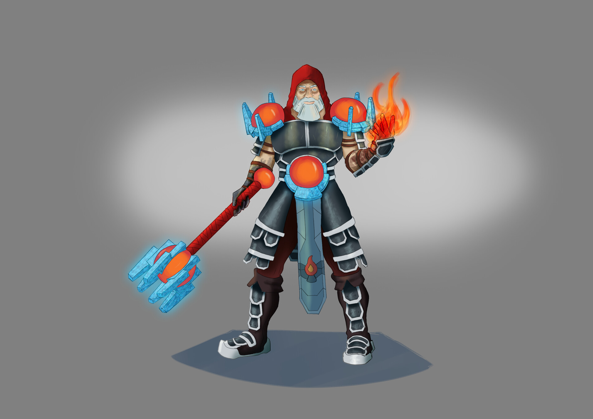 ArtStation - Elemental Templar of the Holy Flame