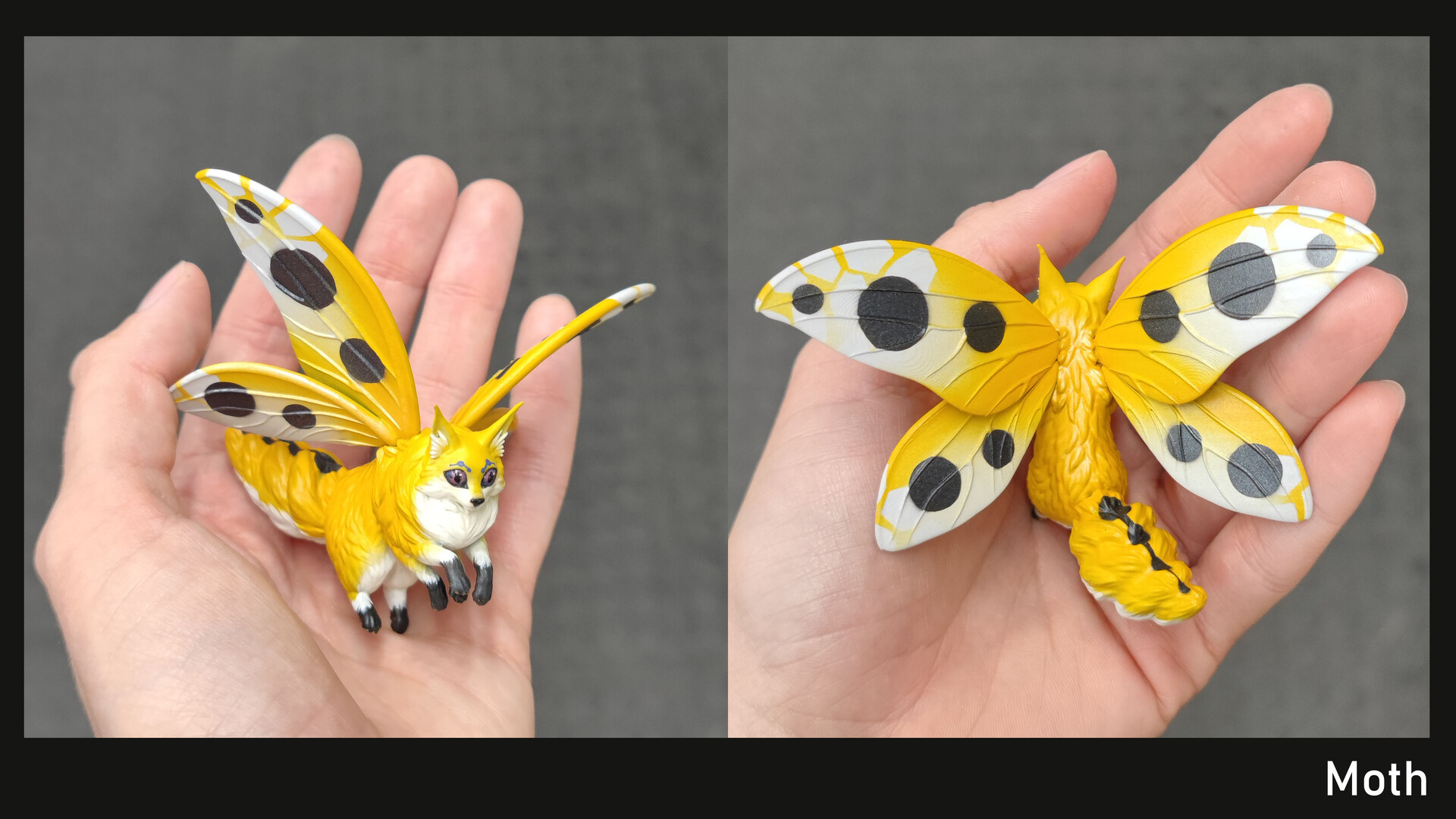 Evgeniia Gribko - Will-o'-the-wisp/ printed and painted figure