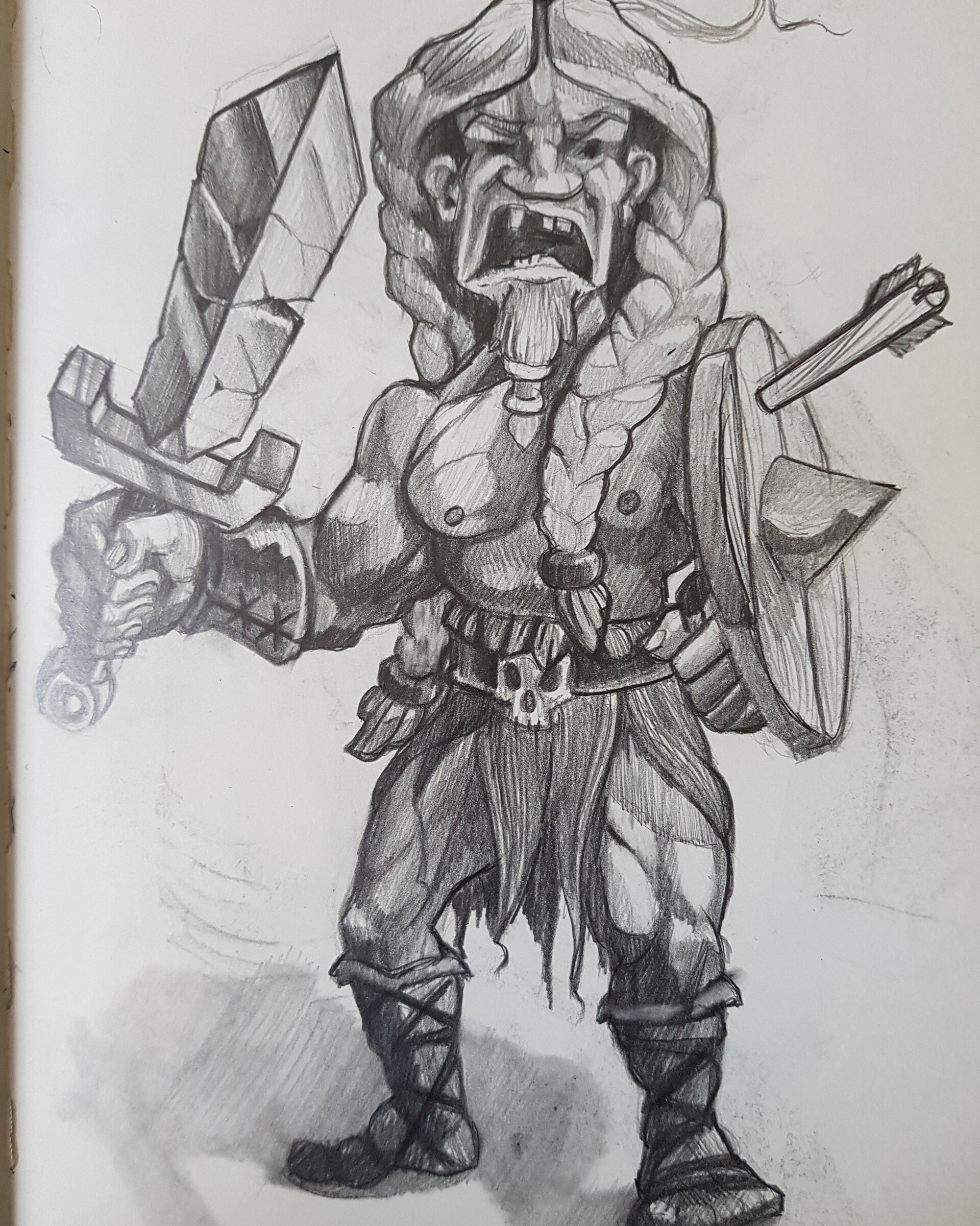 ArtStation - Viking Sketch