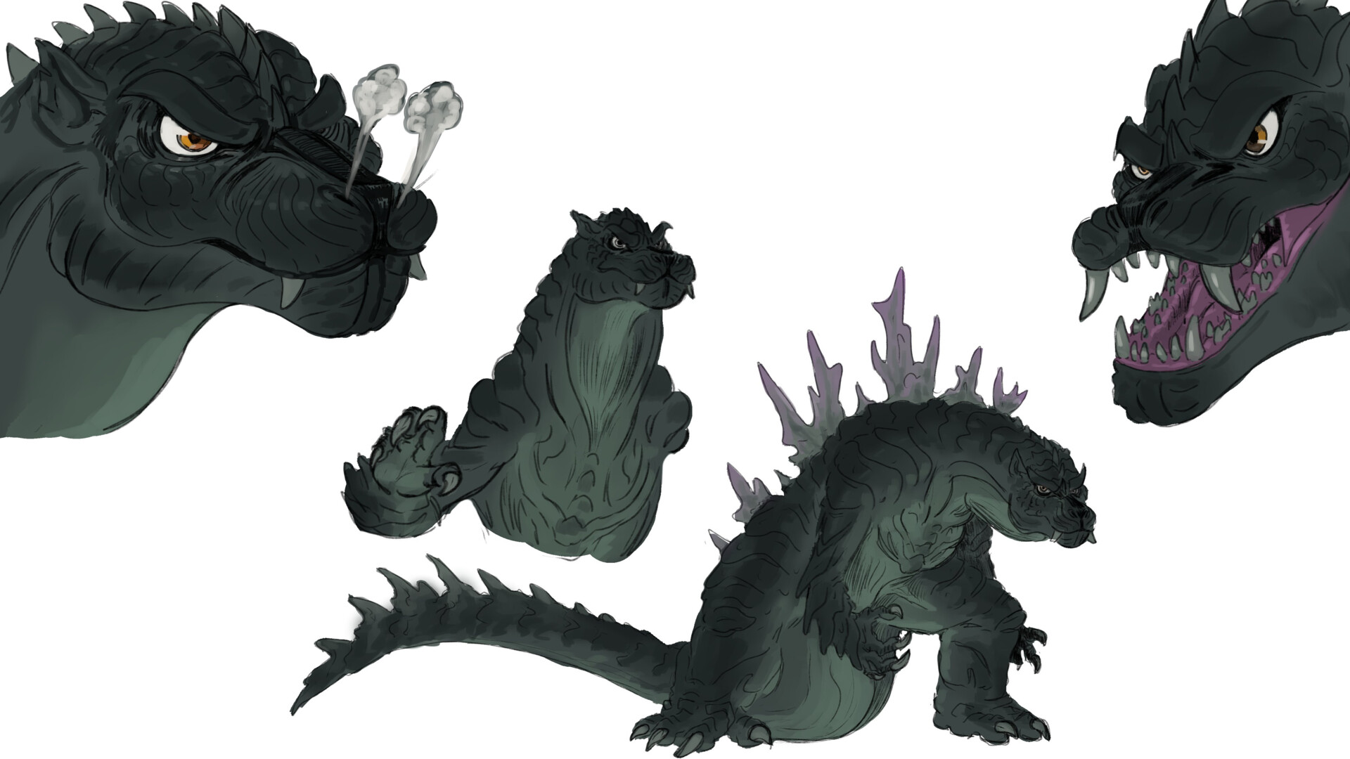 ArtStation - Godzilla Monster redesign