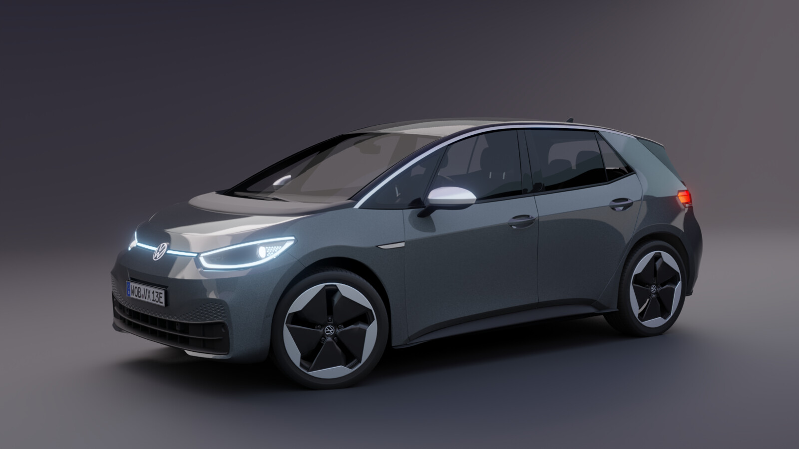 Robin Raasch - VW ID3, Blender 3D / Cycles