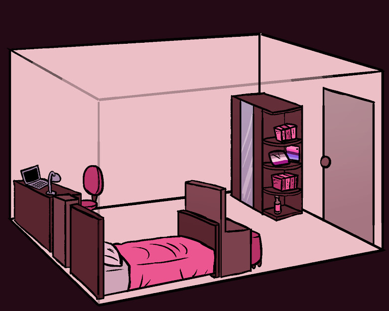 ArtStation - maya's bedroom