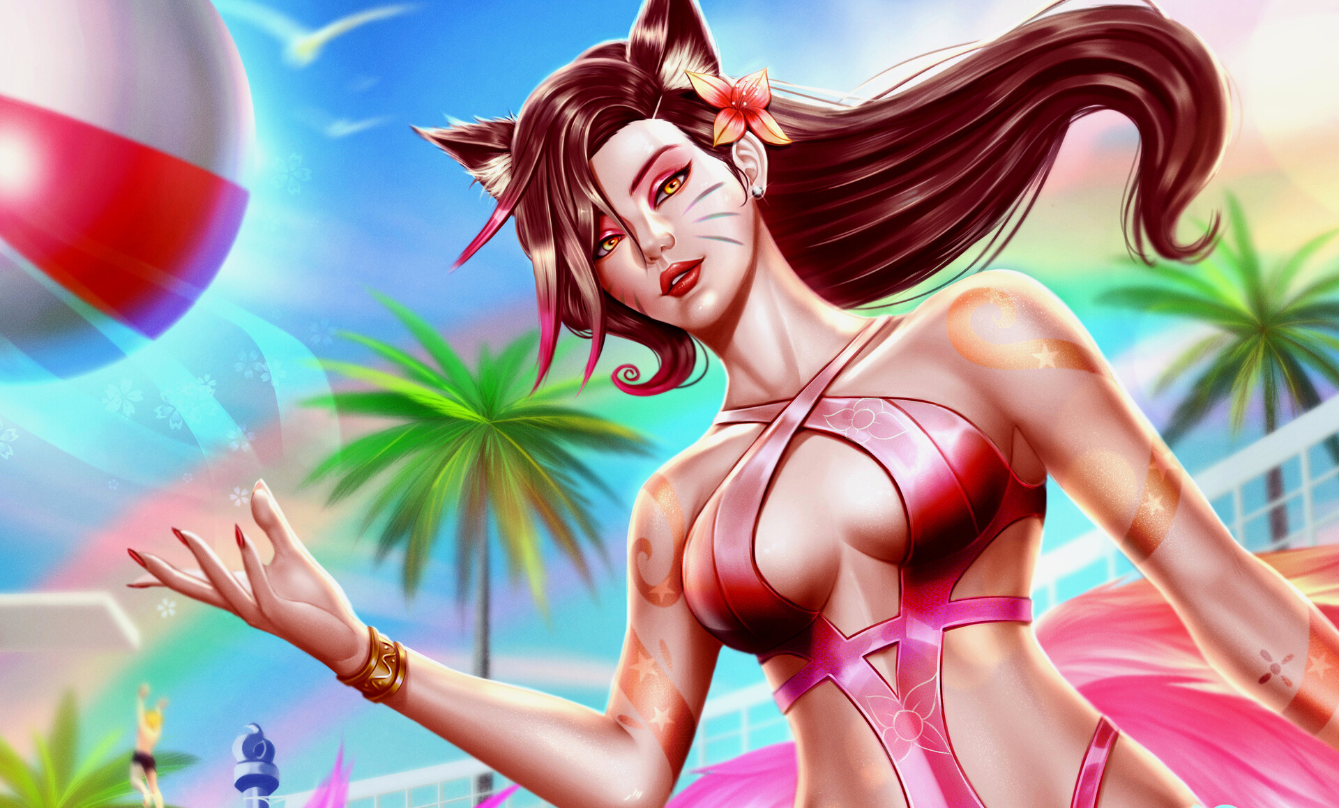 Ahri Pool Party