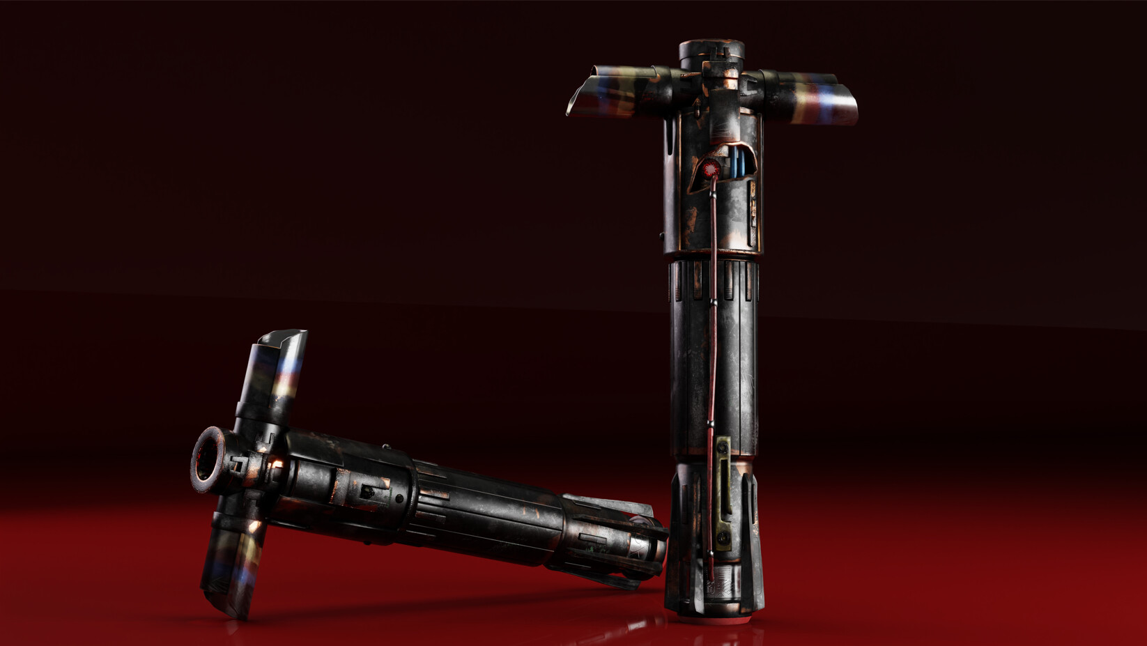 ArtStation - LightSaber Kylo ren