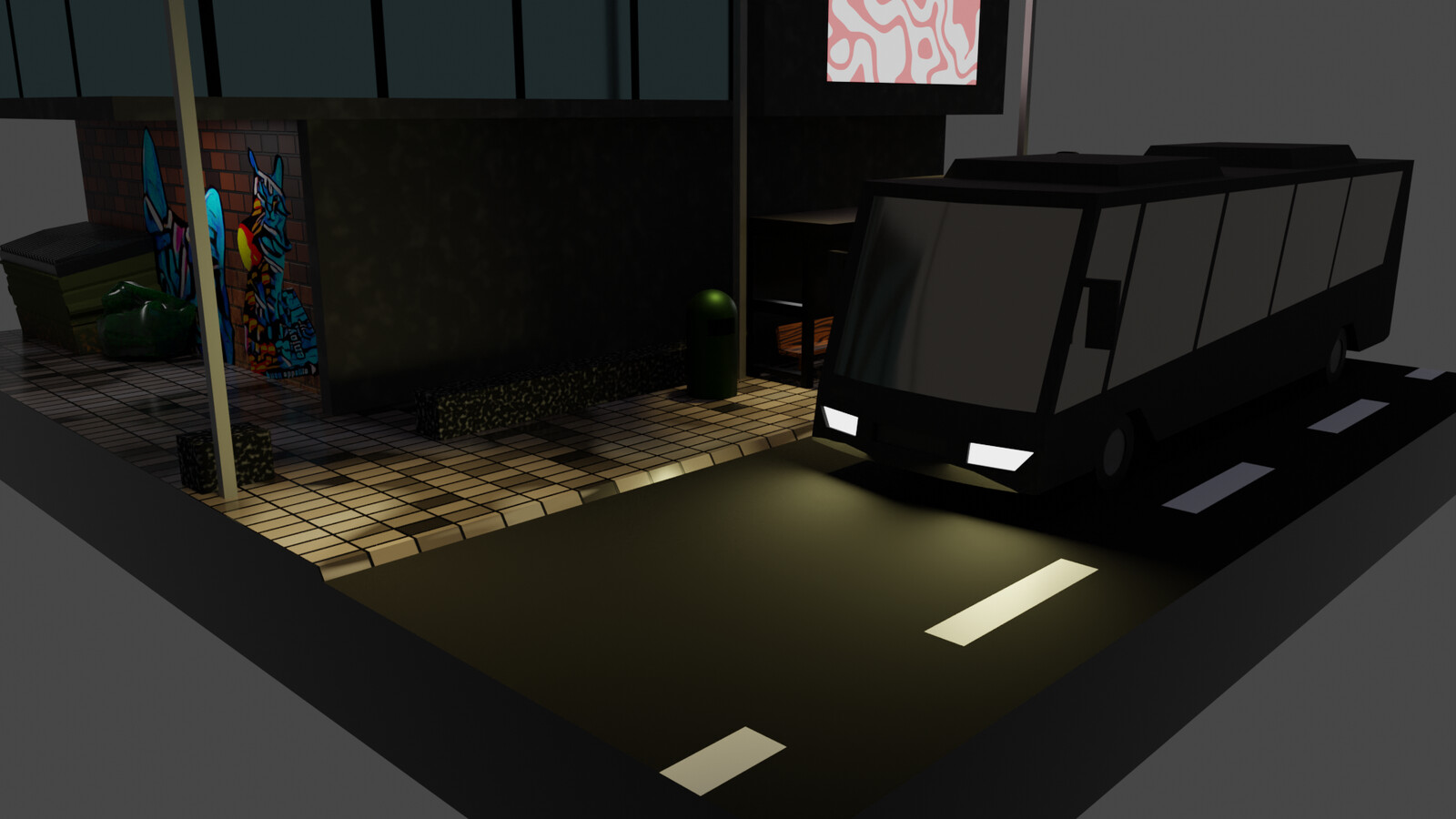 David Justino - Back Alley Bus Stop