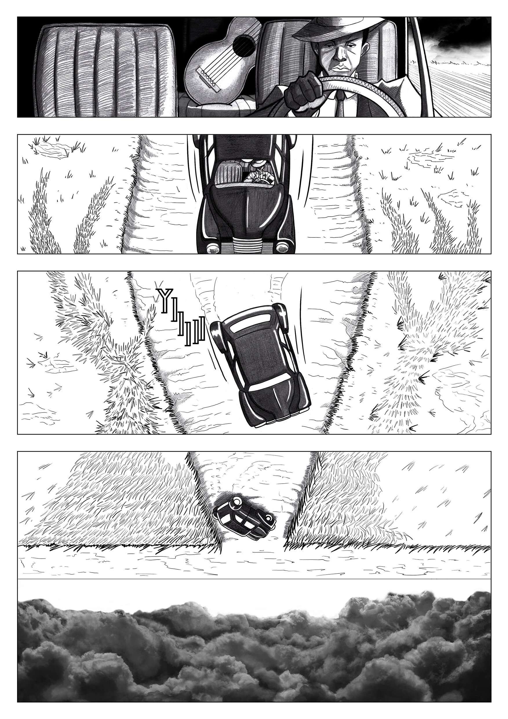 ArtStation - Crossroad /Cruce de caminos