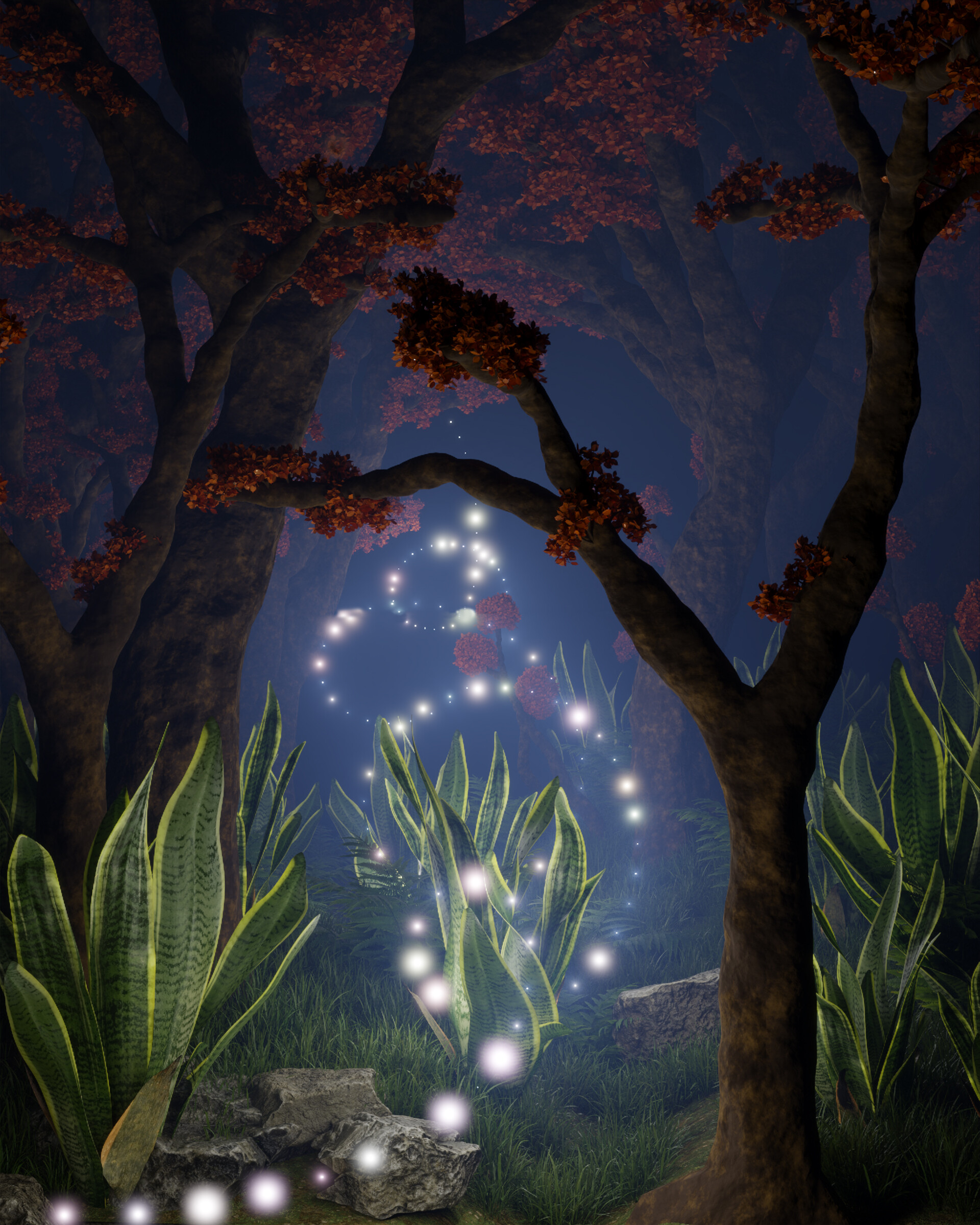 ArtStation - Forest Lights