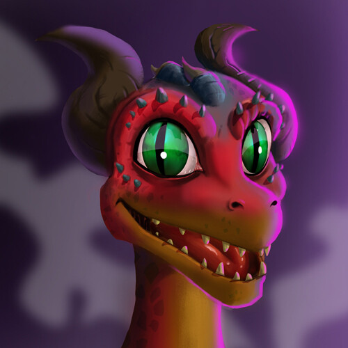 ArtStation - icon furry dragon
