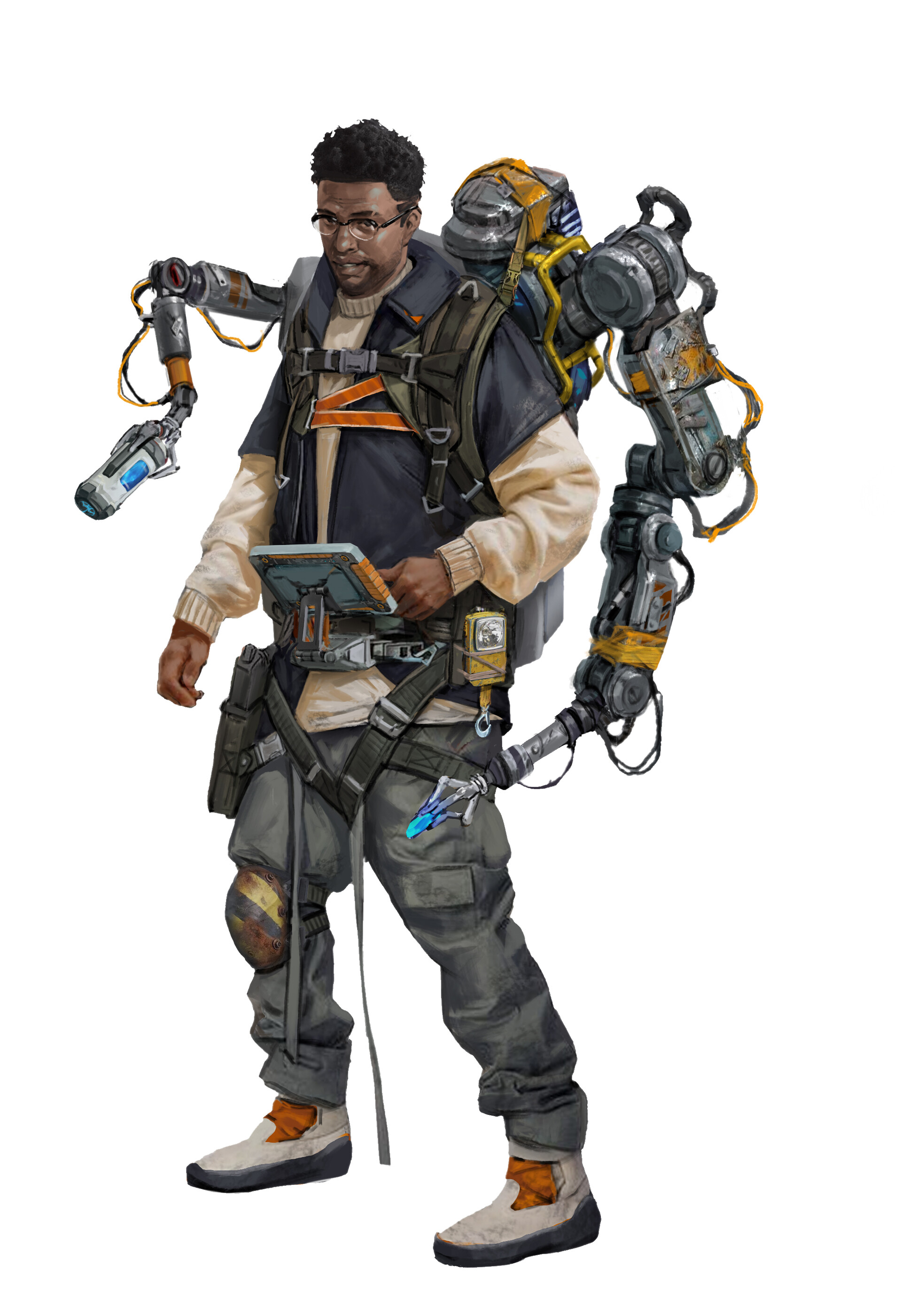 ArtStation - black dude design
