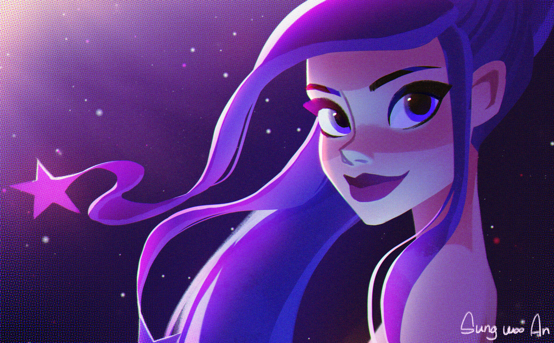 ArtStation - shooting star character