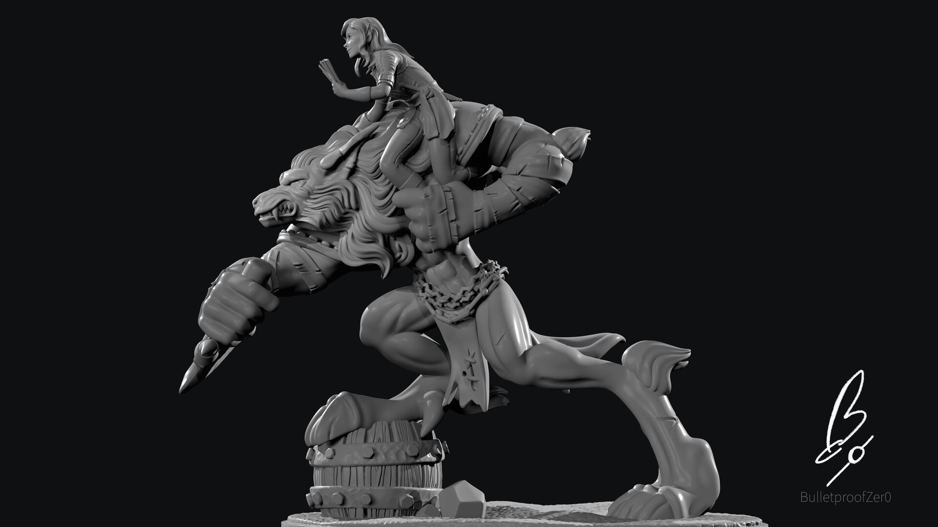 ArtStation - Custom Confrontation miniature