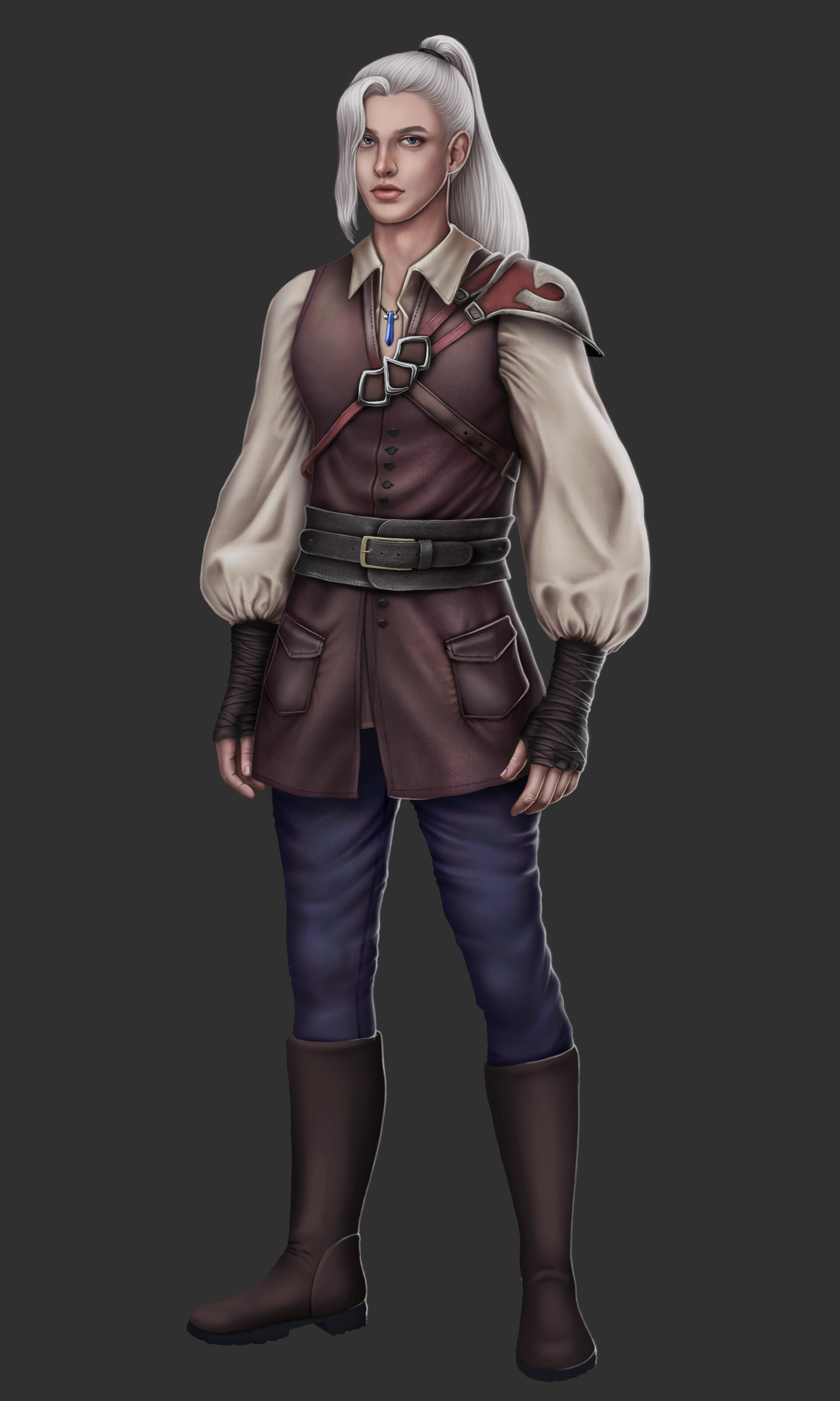 ArtStation - A character for a novel