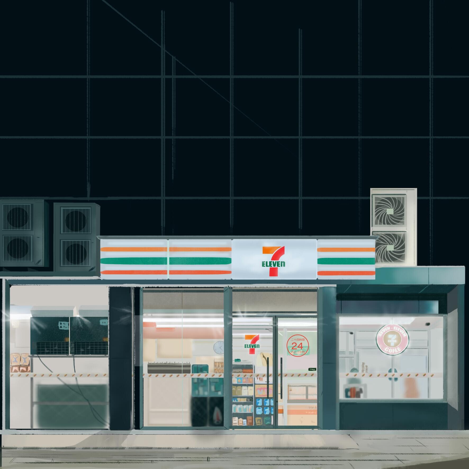 ArtStation - kombini painting