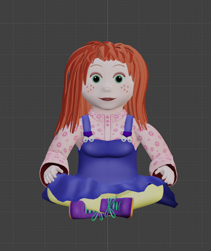 ArtStation - Commission 3D Modeling Tots TV Tilly