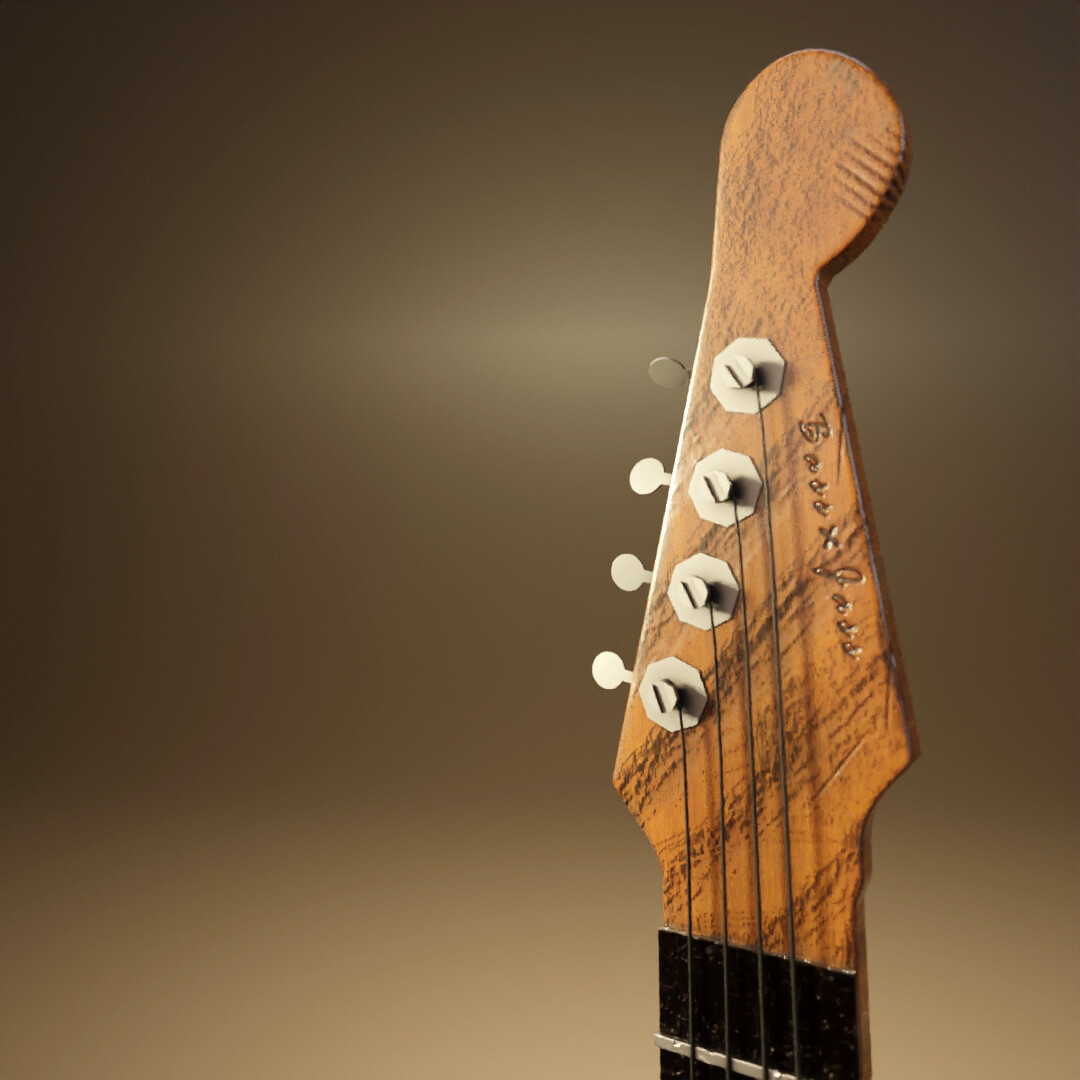 ArtStation - Guitar 3D Model