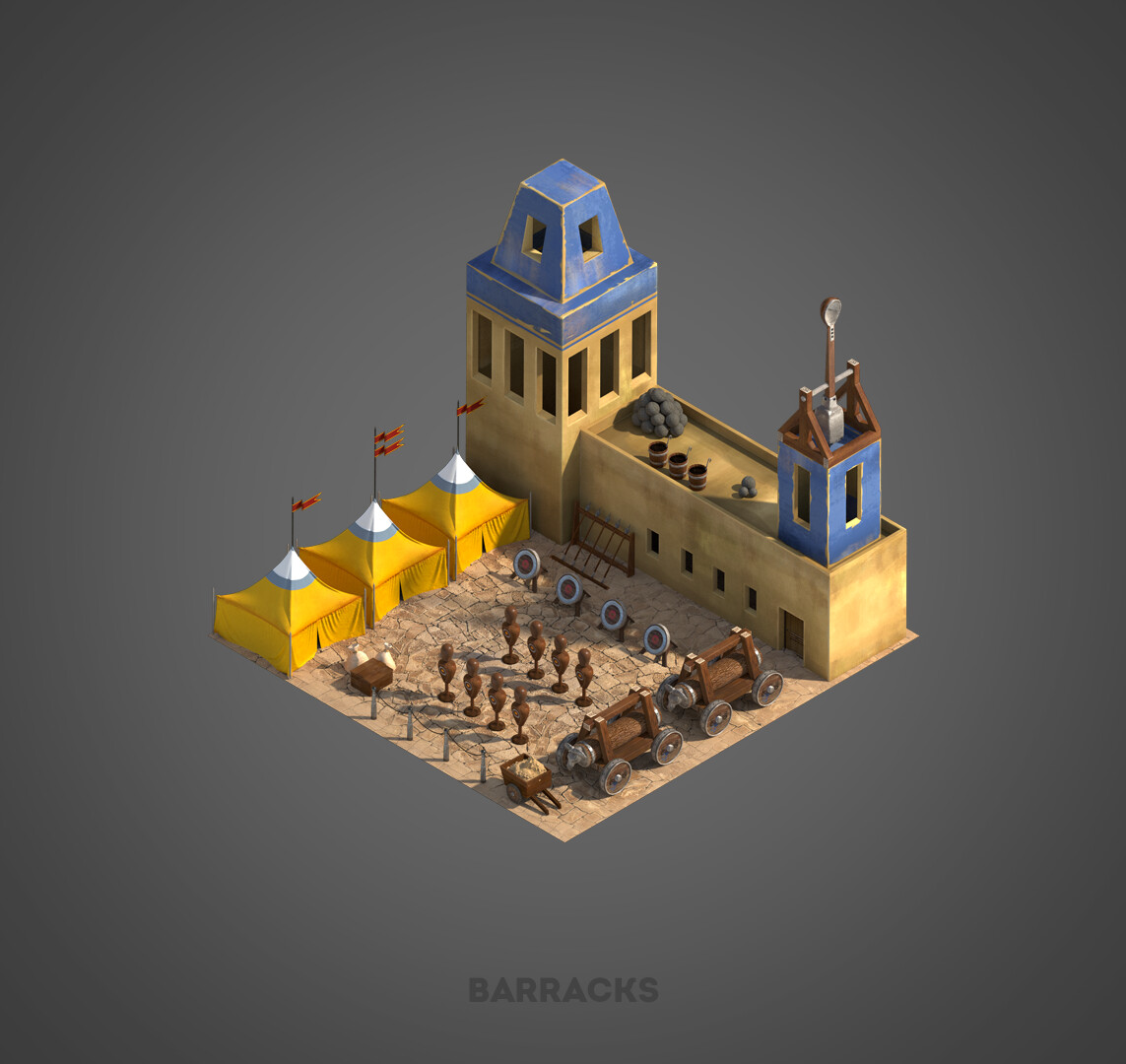 ArtStation - Barracks