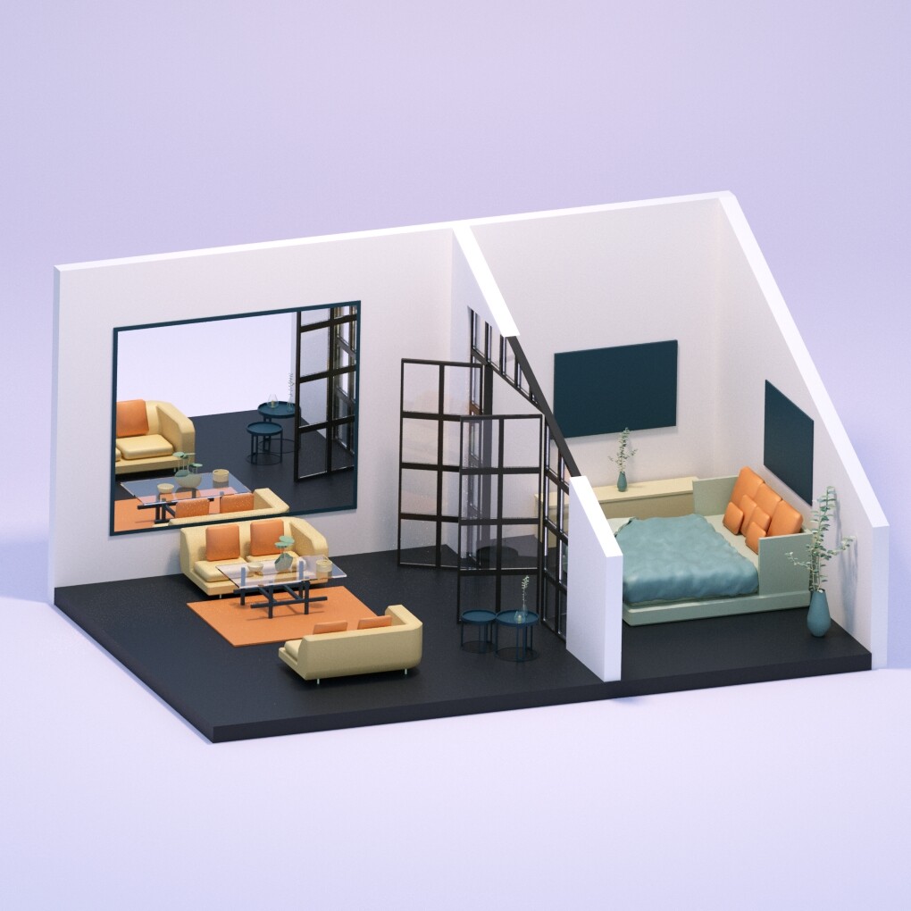 ArtStation - Home - low poly